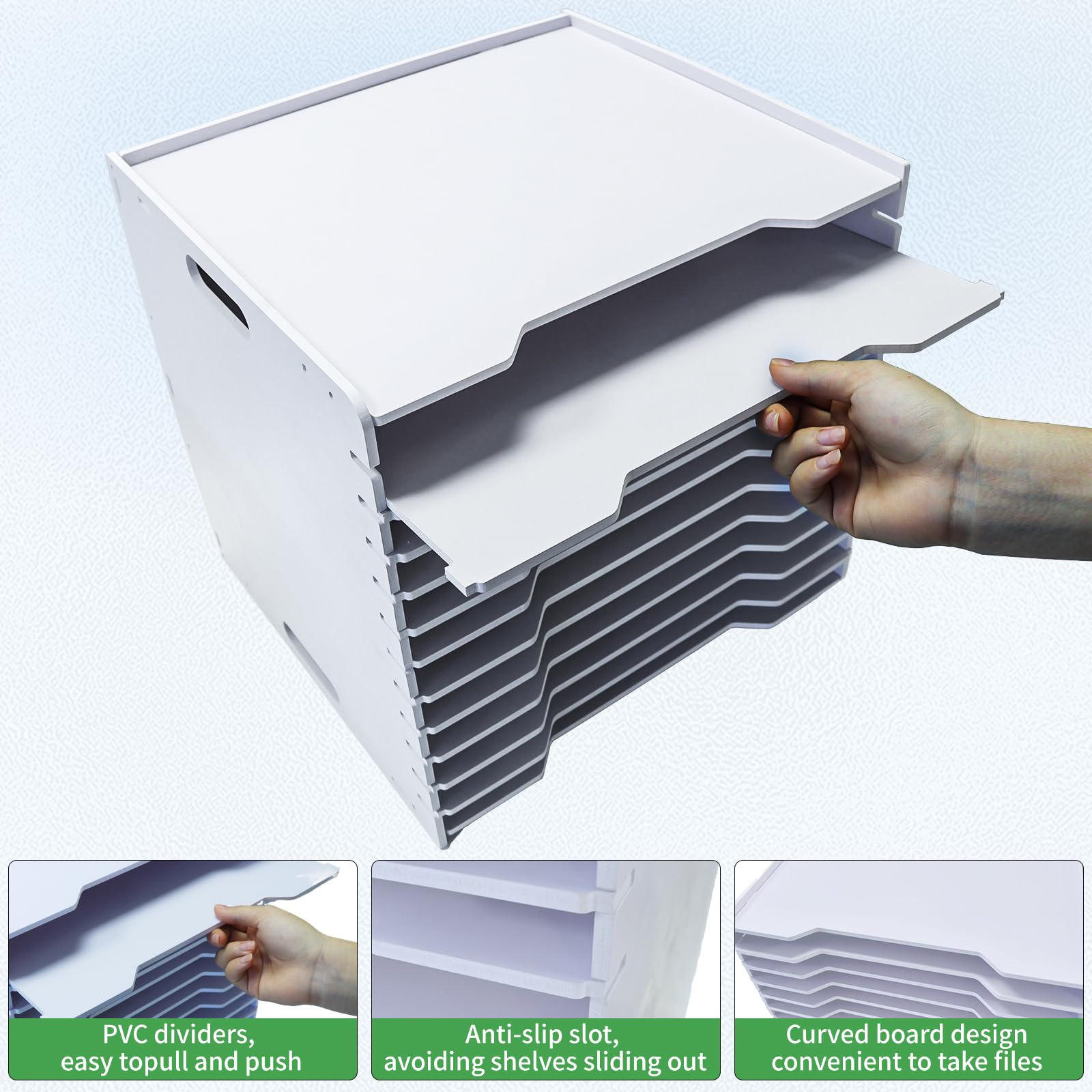 Snapklik.com : Scrapbook Paper Organizer, 12 Tier Scrapbook Paper ...