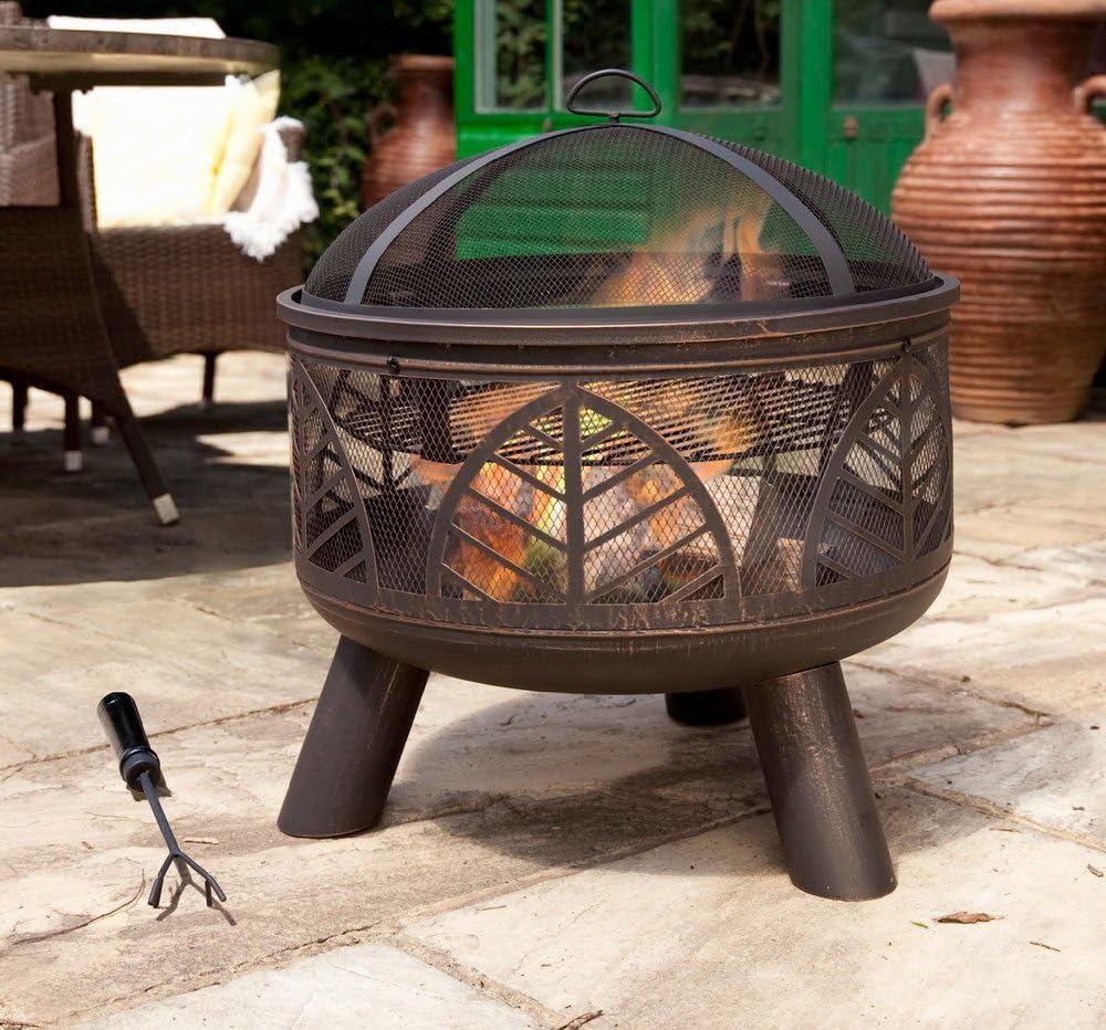 Amazon.com : Lava Star 24'' Alexis Fire Pit : Patio, Lawn & Garden