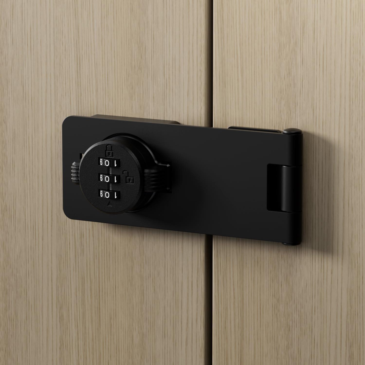 ETEKJOY Keyless Cabinet Lock 3-Digit Combination Password Hasp Latch ...