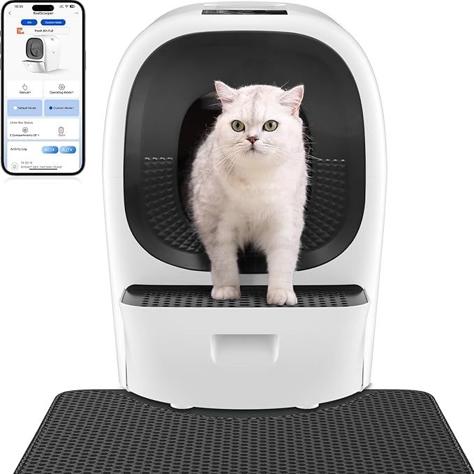 Amazon.com: Self Cleaning Litter Box Auto Refill, Automatic Robot ...