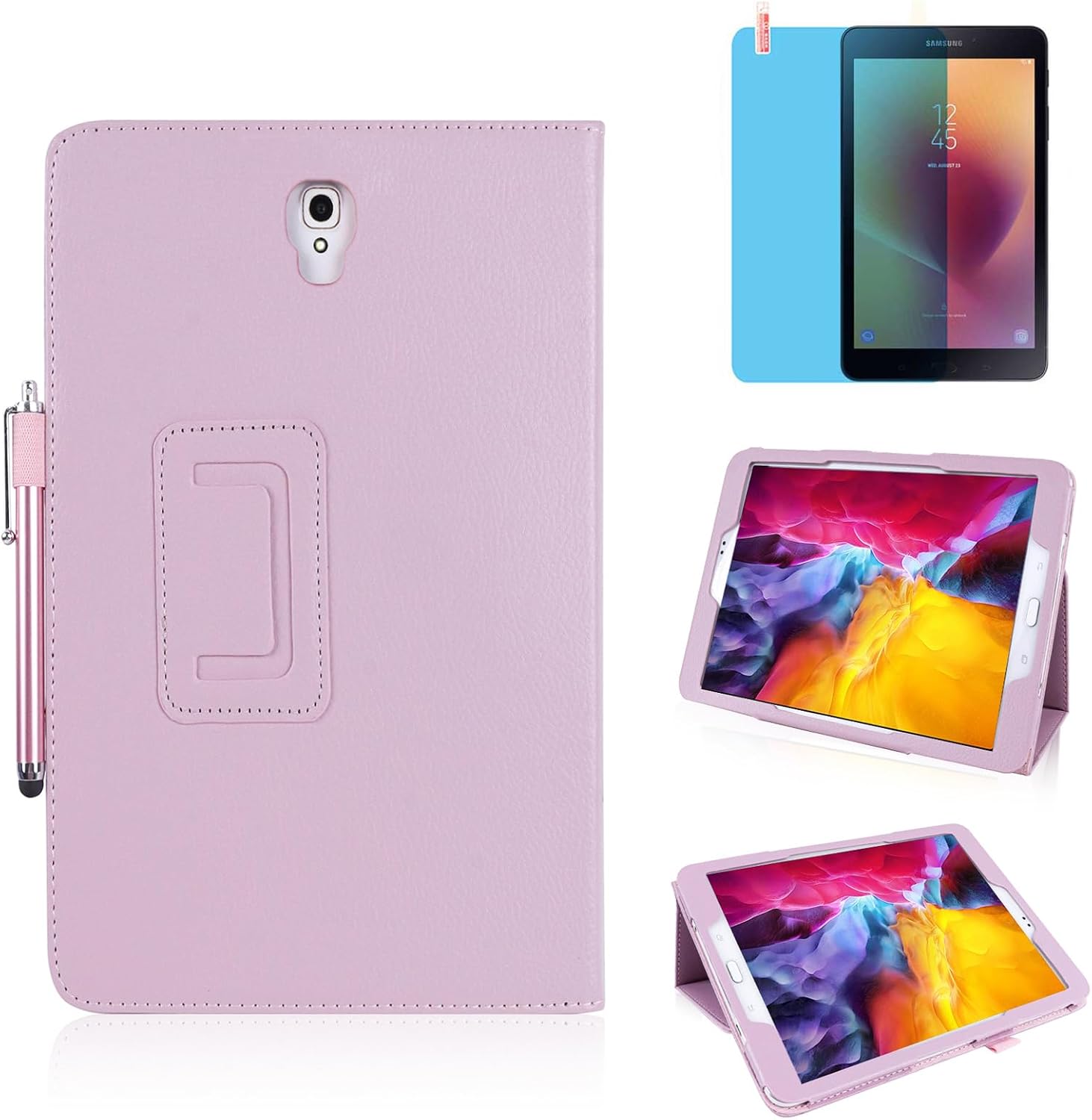 Amazon.com: Slim Leather Case for Samsung Galaxy Tab A 8.0 Inch 2017 ...