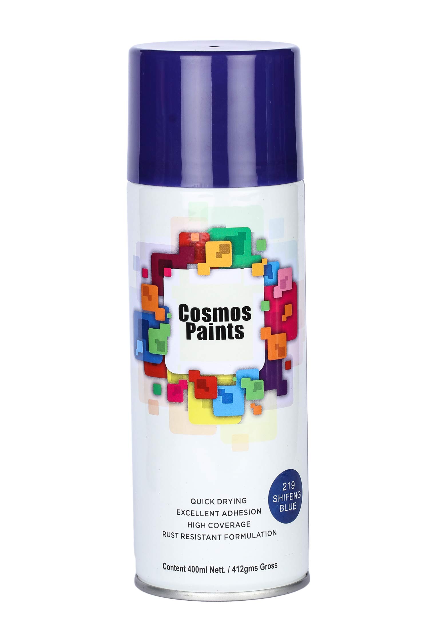 Cosmos Paints Shiefing Blue Spray Paint 400ml : Amazon.in: Home Improvement
