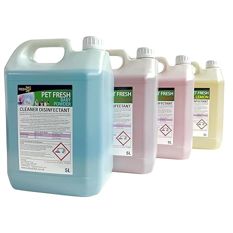 Pet disinfectant 4 X 5L Variety Pack, Disinfectant liquid with Great ...