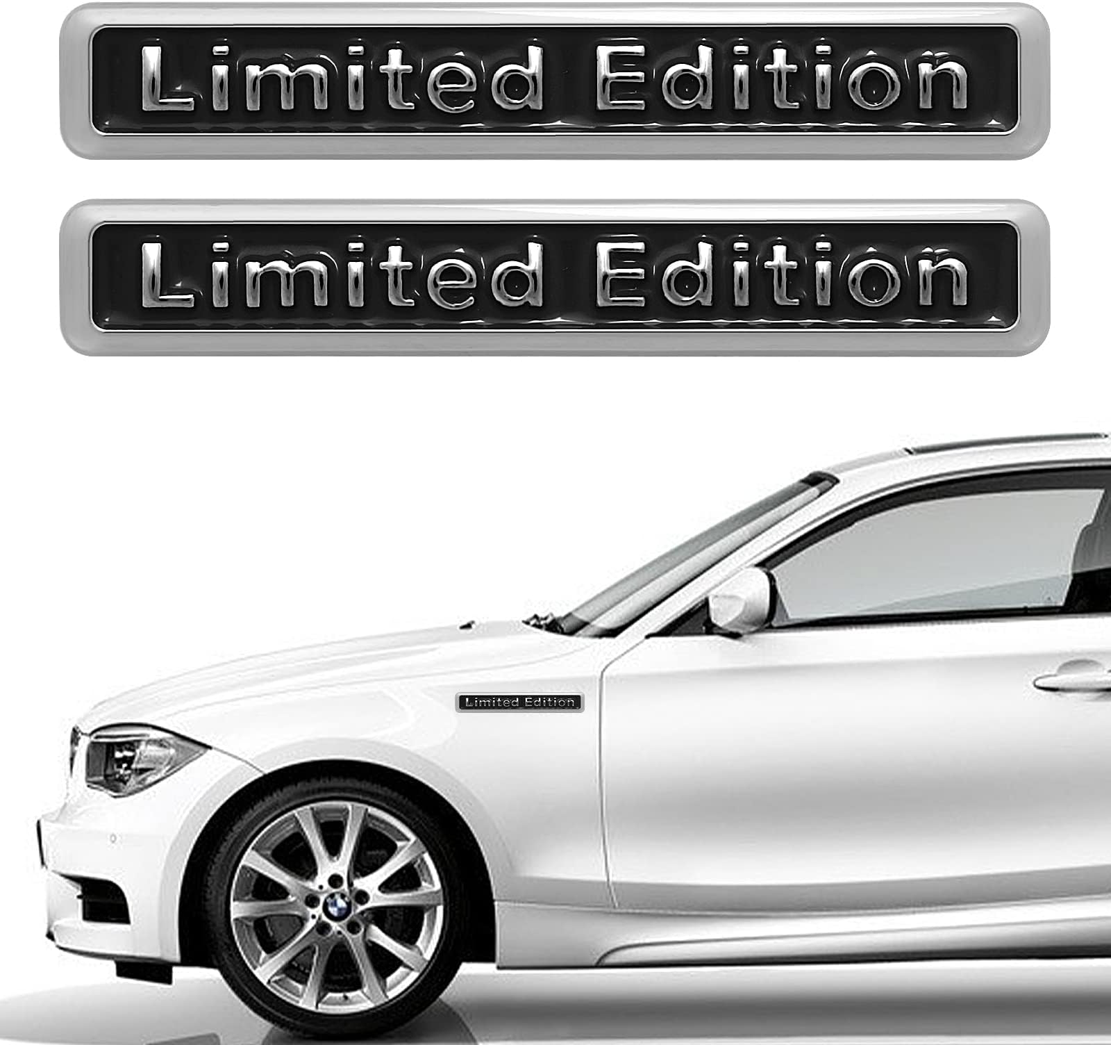 Grevosea 1 Stück 3D Auto Limited Edition Logo 3D Gel Silikon Stickers ...