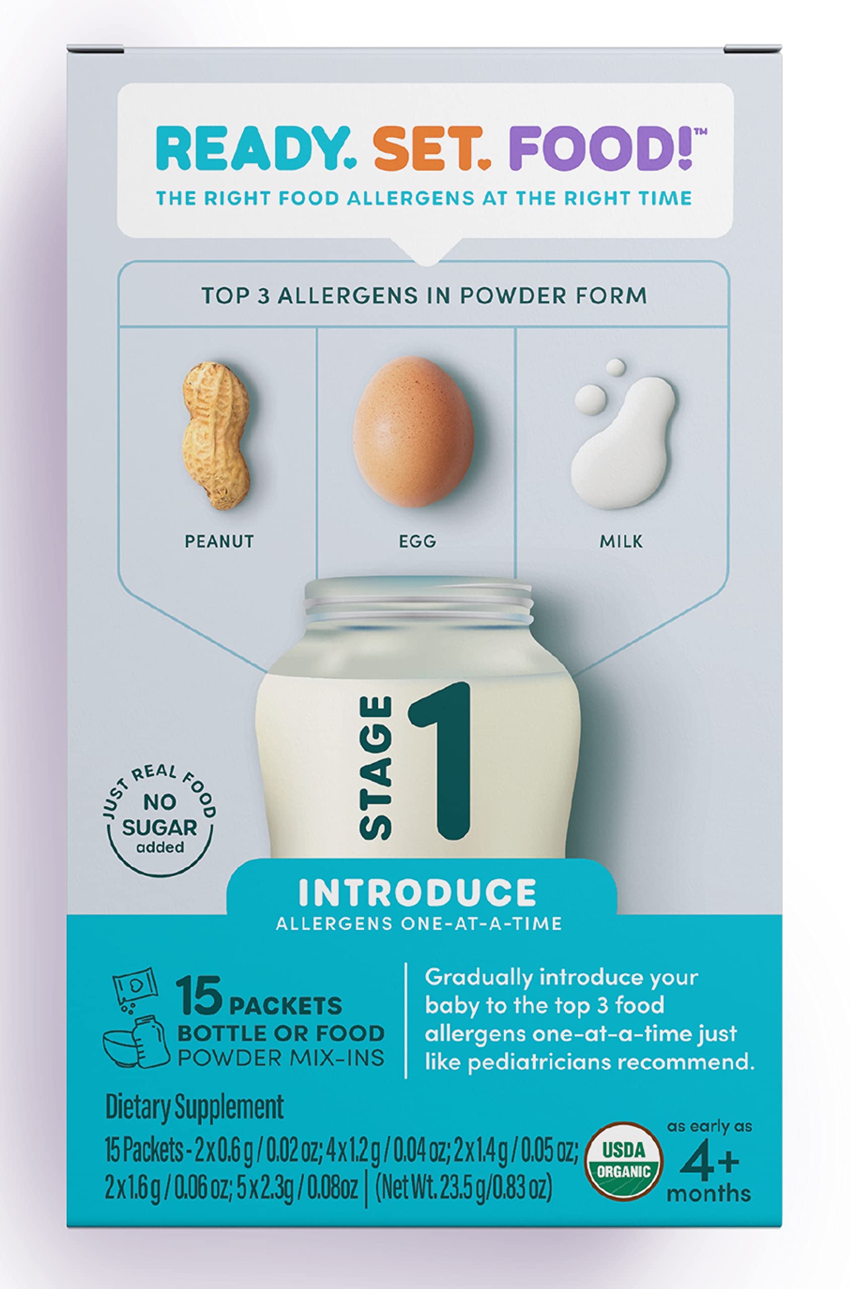 Snapklik.com : Ready Set Food Early Allergen Introduction Mix-ins For ...