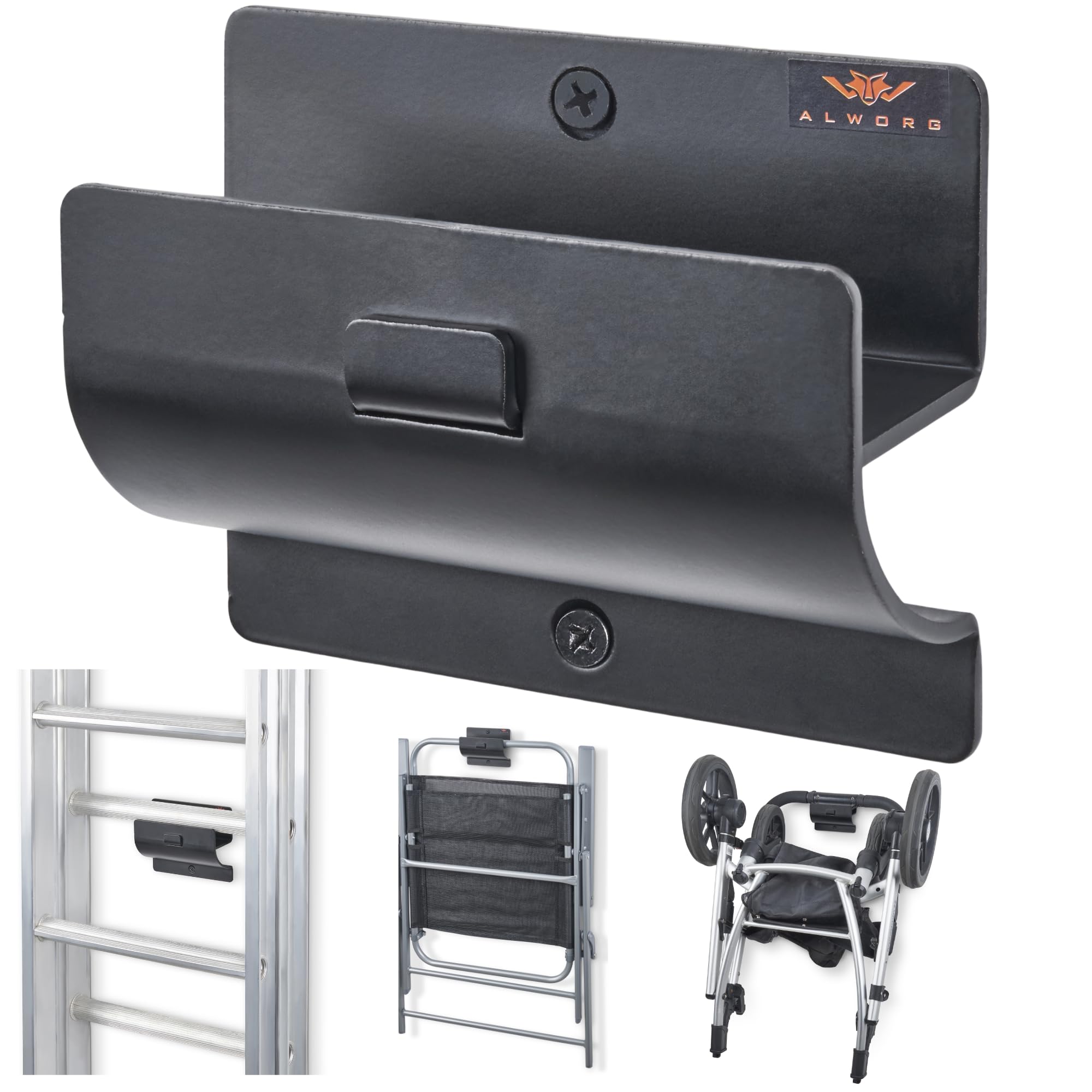 ALWORG Ladder Hook - Heavy Duty Ladder Brackets for Garage Wall ...