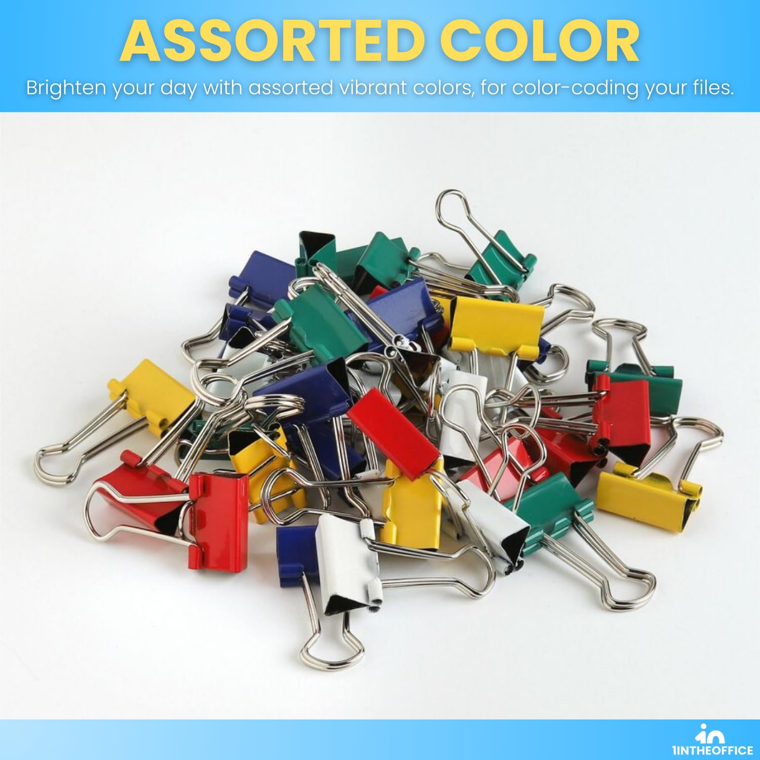 Snapklik.com : Small Binder Clips, Paper Binder Clips, Colored Binder ...