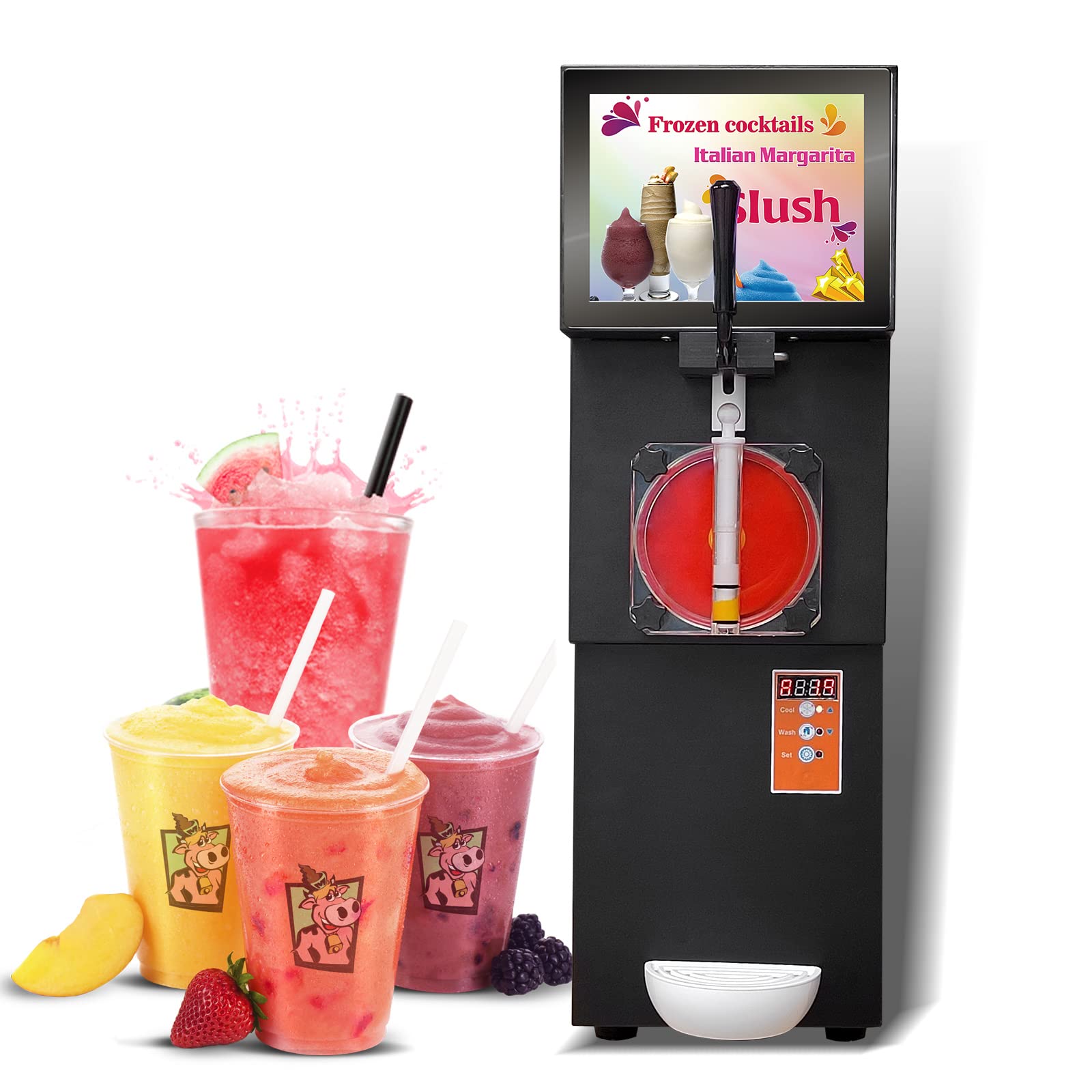 Buy Kolice Commercial Single Tank Frozen Cocktail Slushy Machine Margarita Slush Machine Iced buy-kolice-commercial-single-tank-frozen-cocktail-slushy-machine-margarita-slush-machine-iced