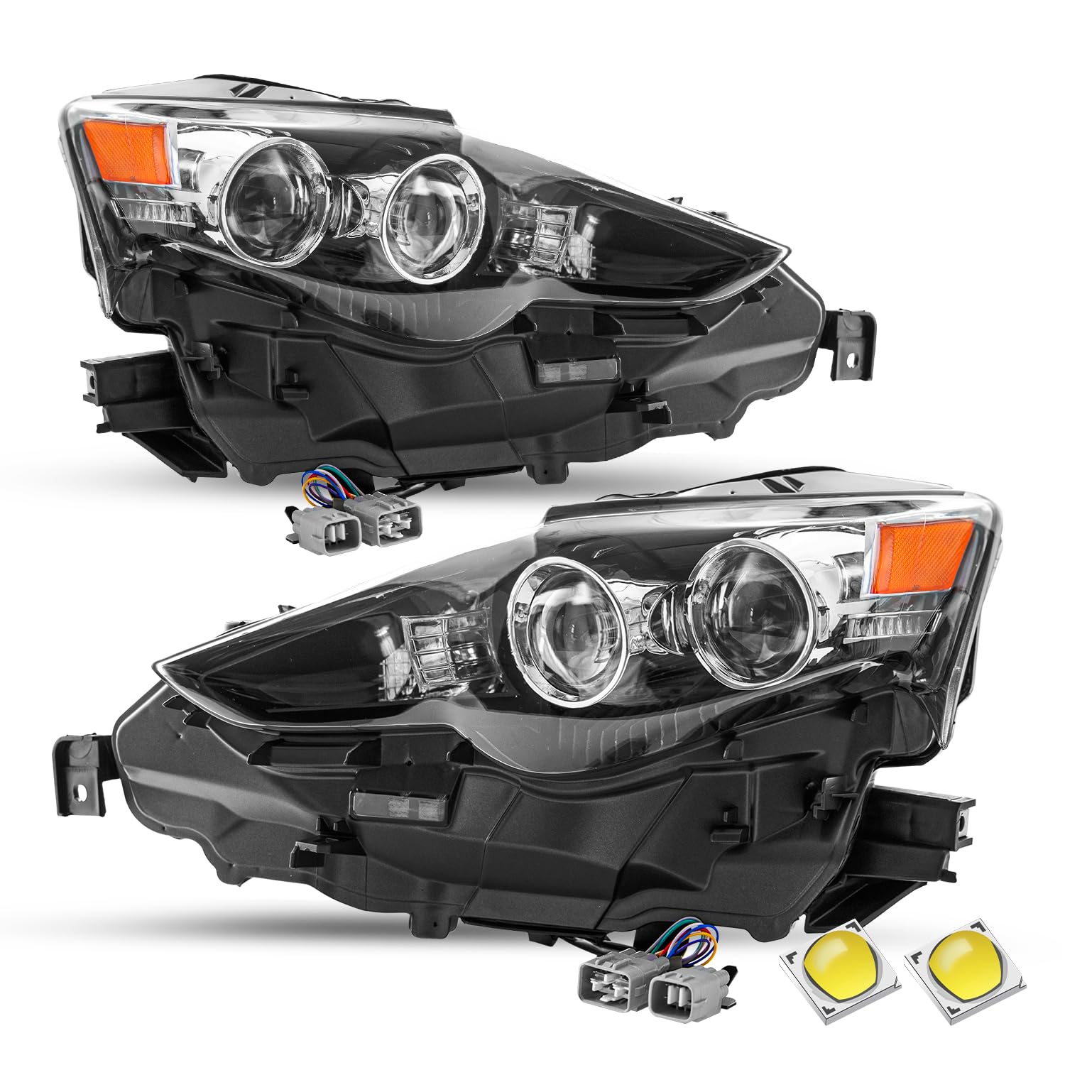 Amazon.com: SOCKIR LED Headlight Assembly Fit for 2014 2015 2016 Lexus ...