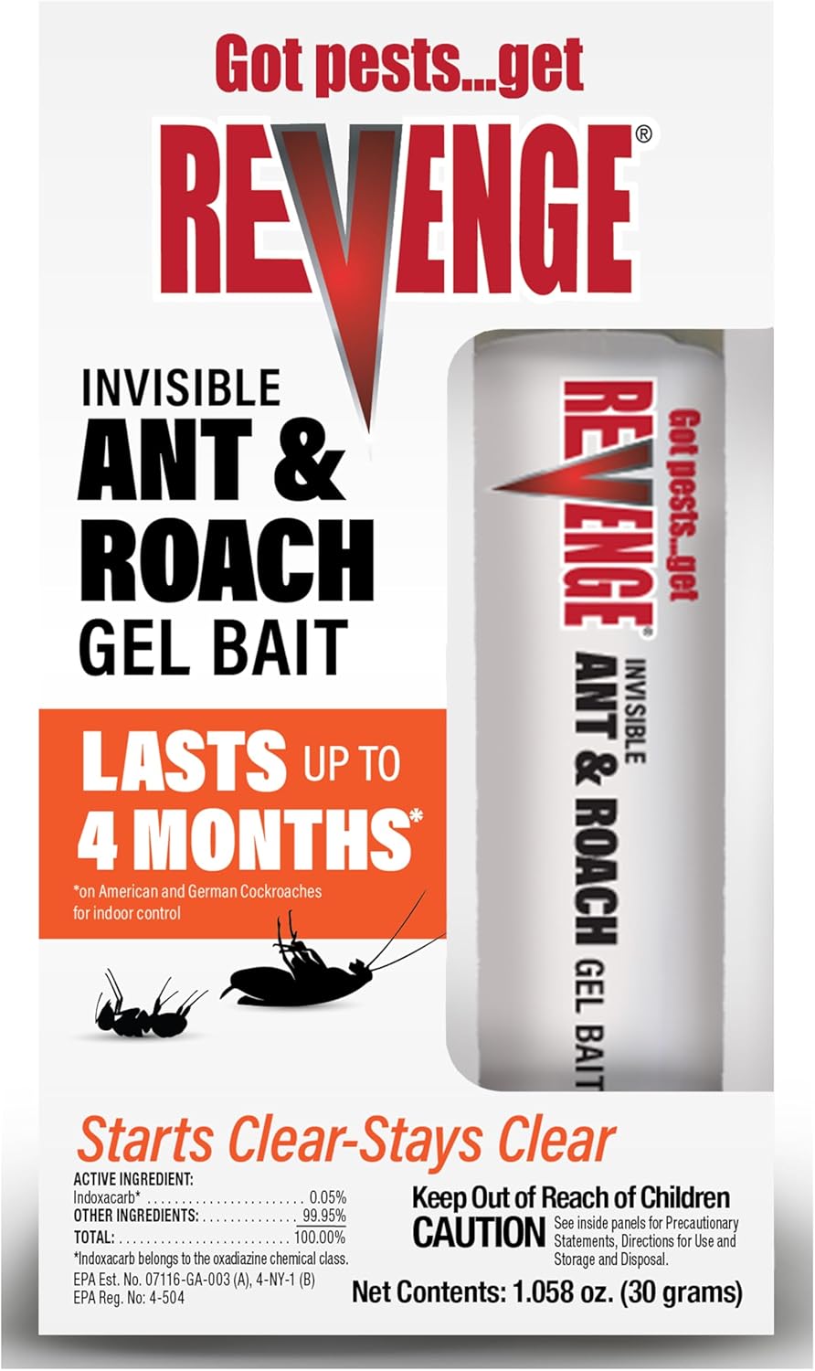 Amazon.com : Revenge Invisible Ant & Roach Gel Bait, Long Lasting ...