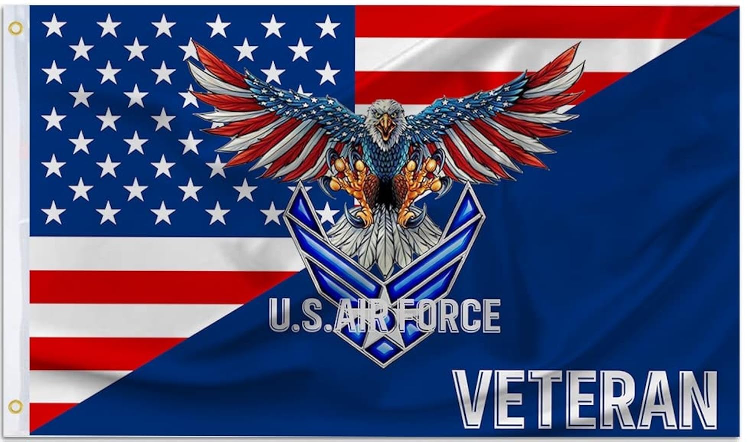 Usa Military Flag And Eagle American Flag With Eagle Garden Flag,