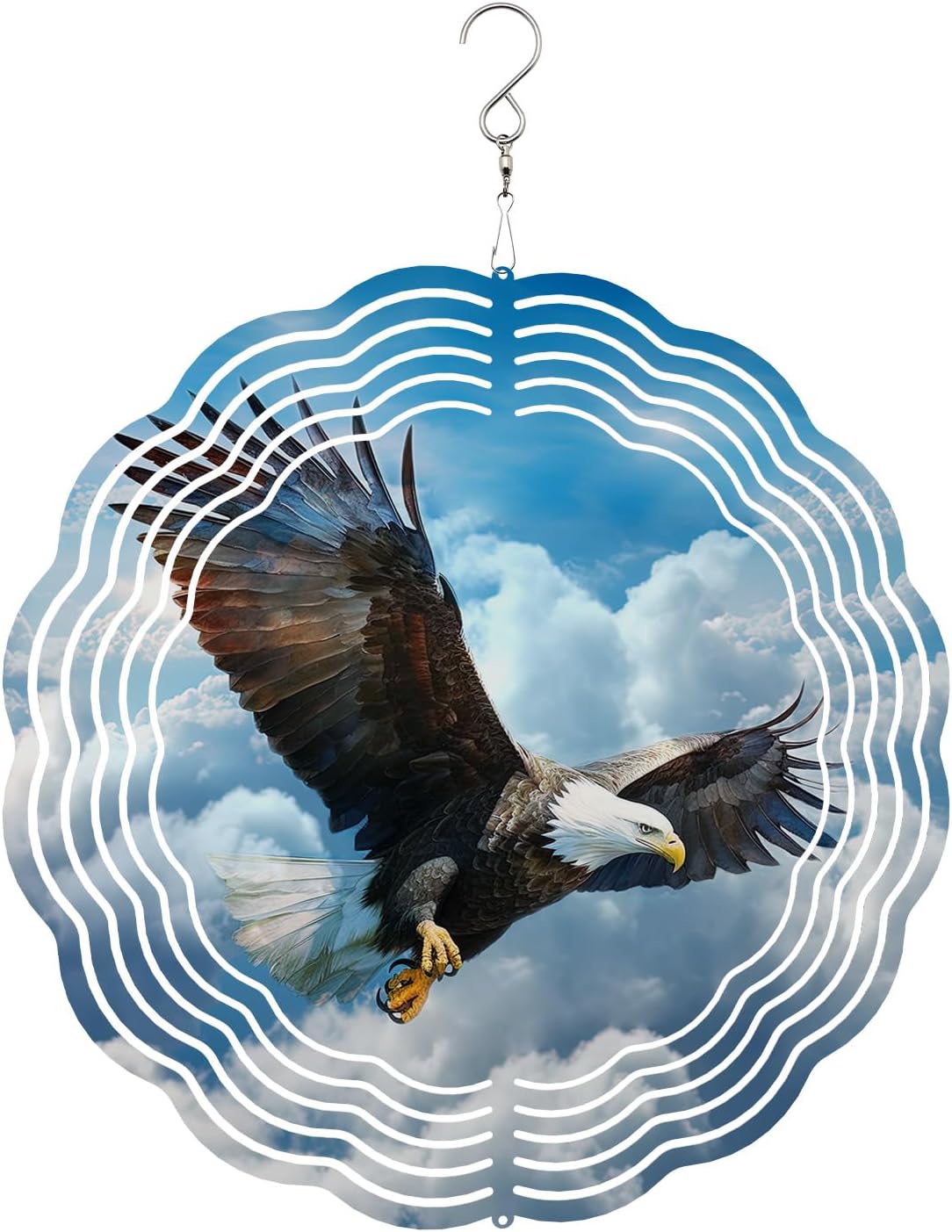Amazon.com: Wind Spinners for Yard and Garden Eagle Wind Spinner Blue ...