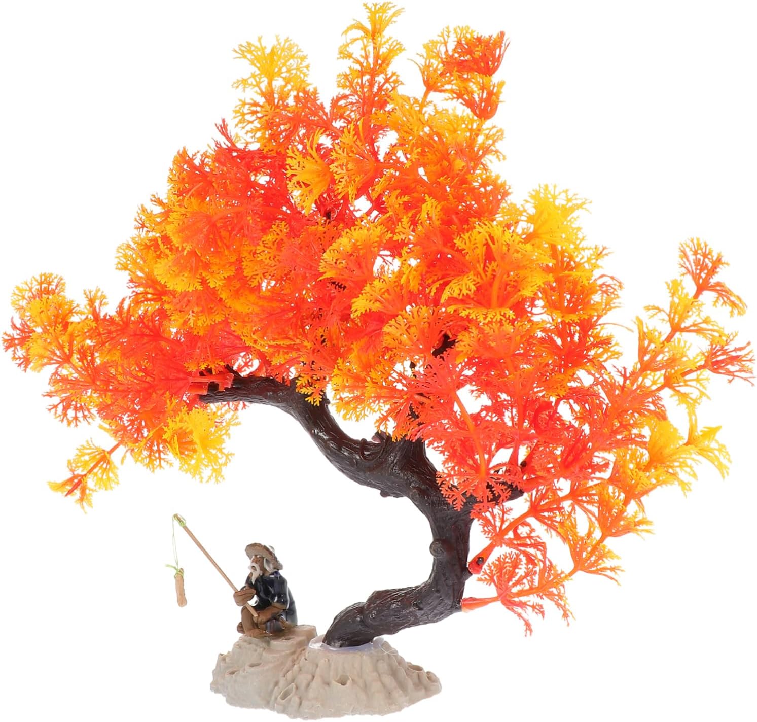 Amazon.com: SUPVOX Artificial Tree Simulation Plant for Fish Tank ...