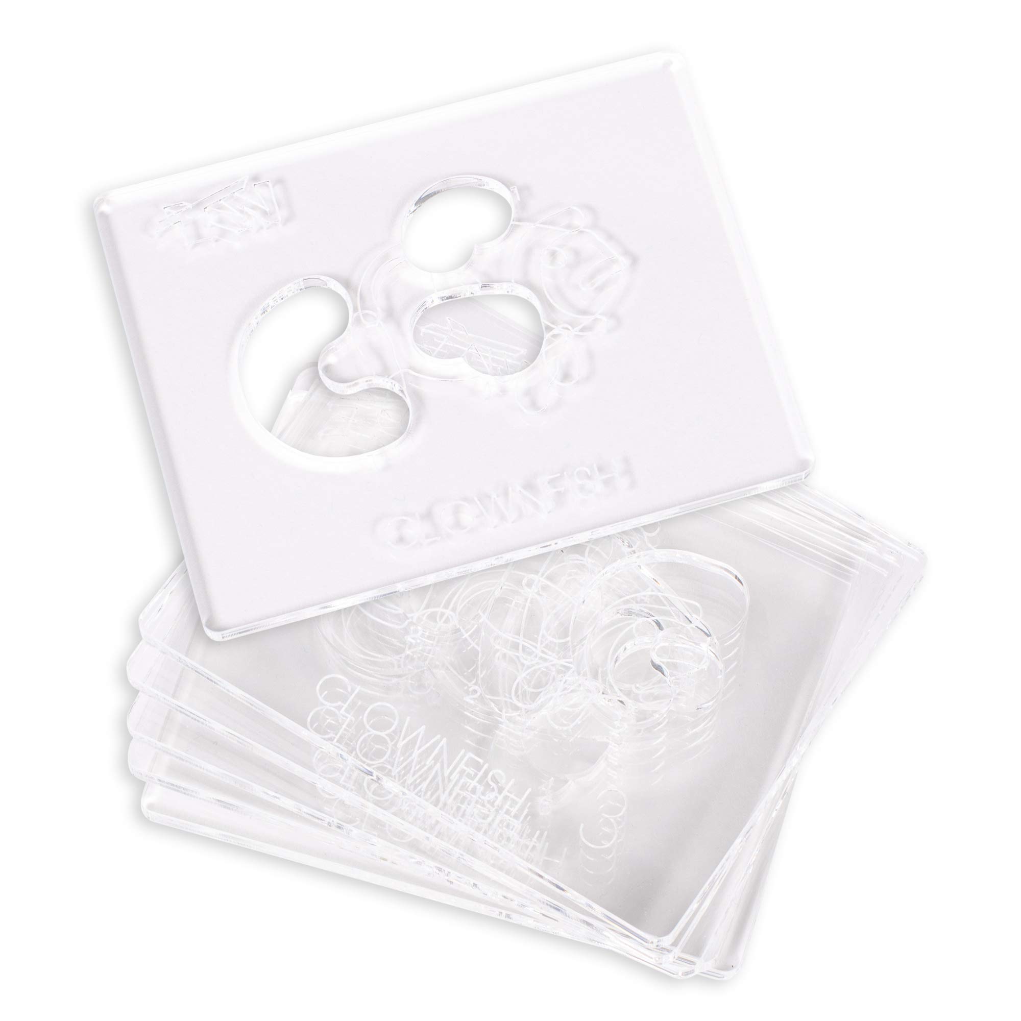 Amazon.com: Clownfish - Acrylic Router Inlay Templates for Precise Wood ...