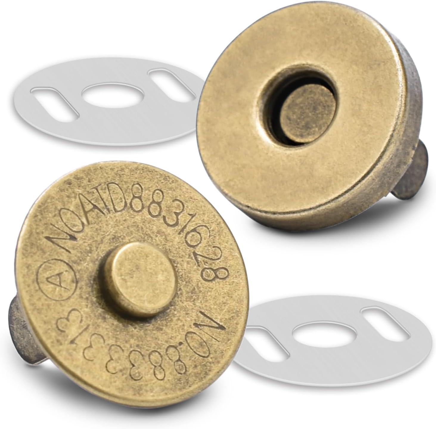 Amazon.com: CooBigo 24Sets Magnetic Snaps for Purse Closures 18mm ...