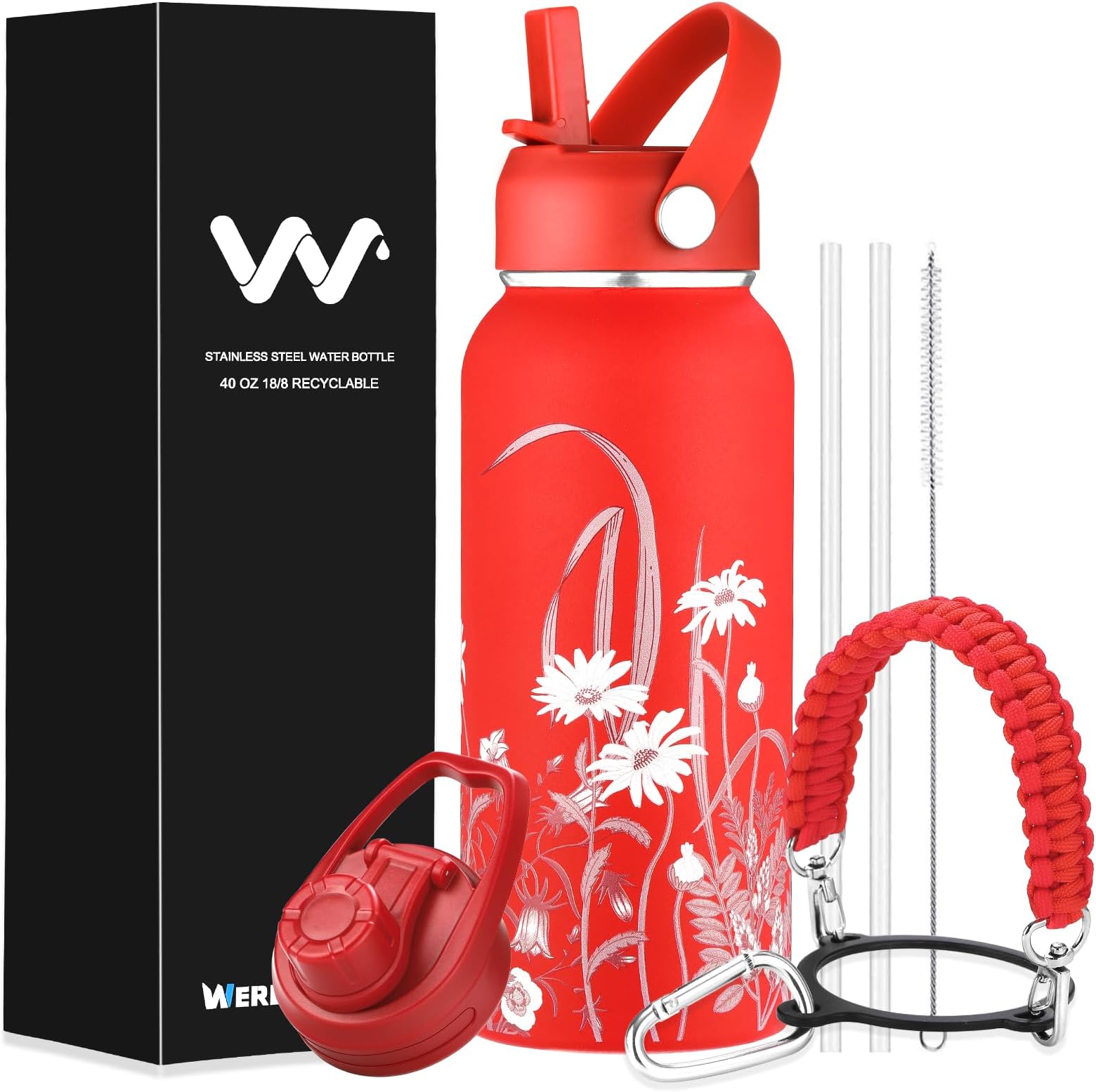 Amazon.com: POURPOP (Red) bottle handle for 1L, 1.5L, 2L and 2.5L soda ...