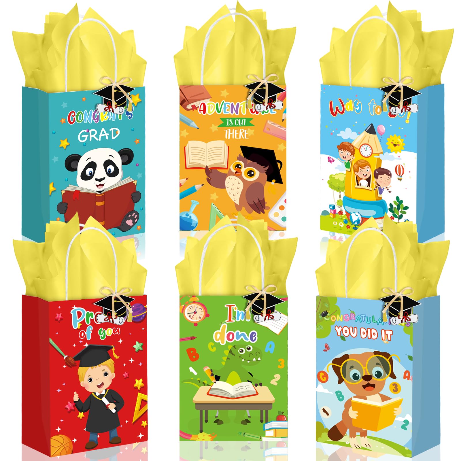 Saypacck 50 Pcs Kindergarten Graduation Gift Bag for Kids Preschool ...