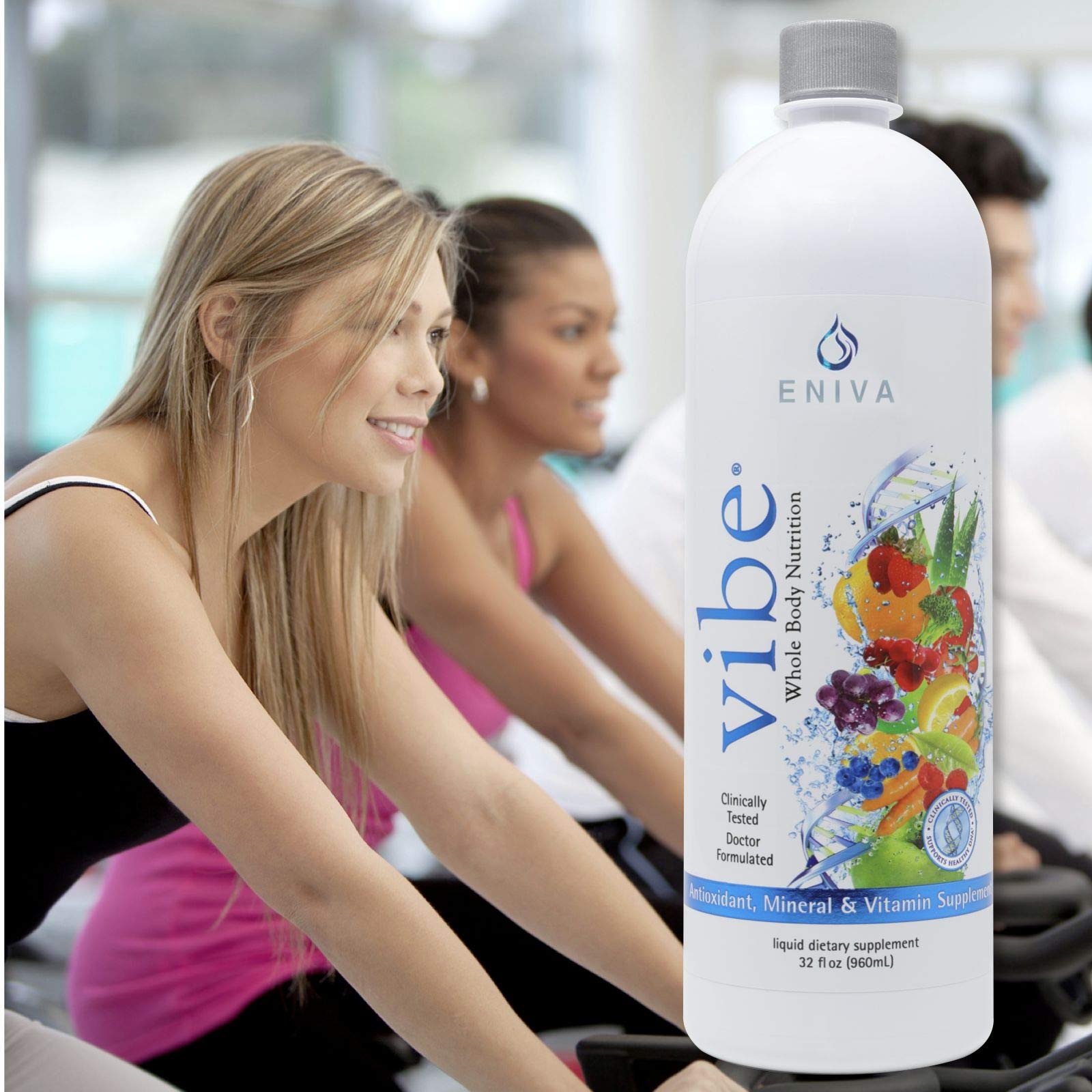 Buy Eniva Vibe Liquid Daily Multivitamin with Vitamin A, B3, C, D, E ...