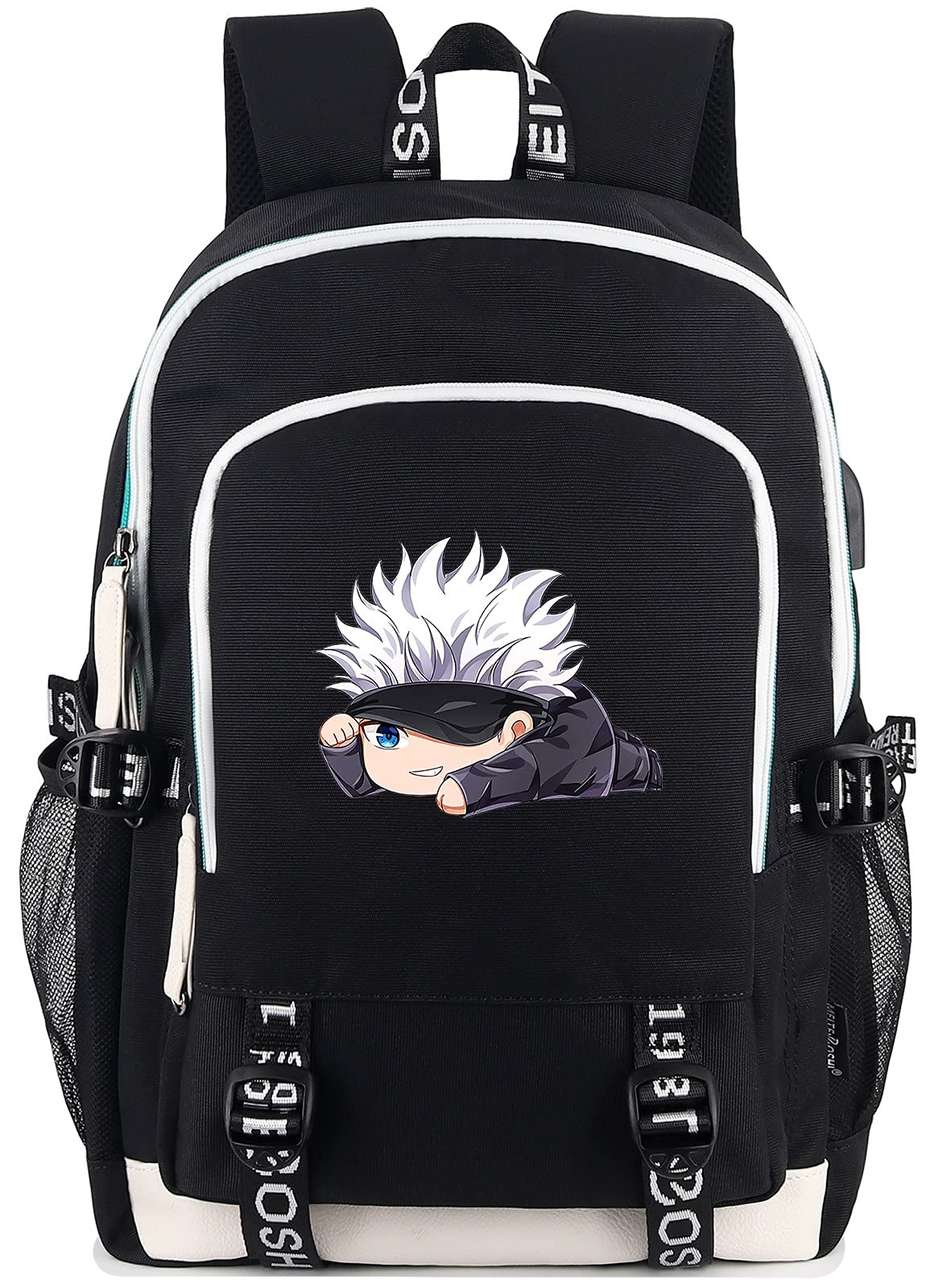 Amazon.com: Roffatide Anime Gojo Satoru Laptop Backpack with USB ...