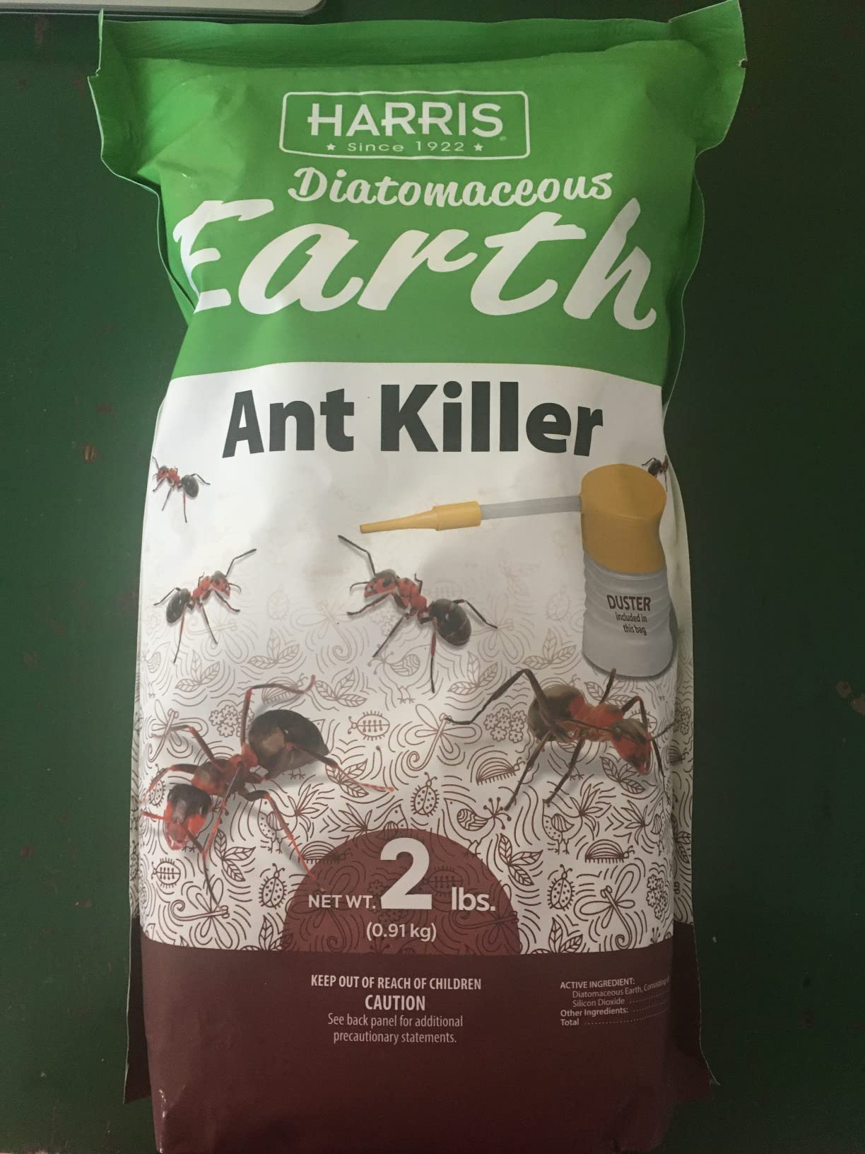 Amazon.com: Harris Diatomaceous Earth Ant Killer, 2lb Powder with ...