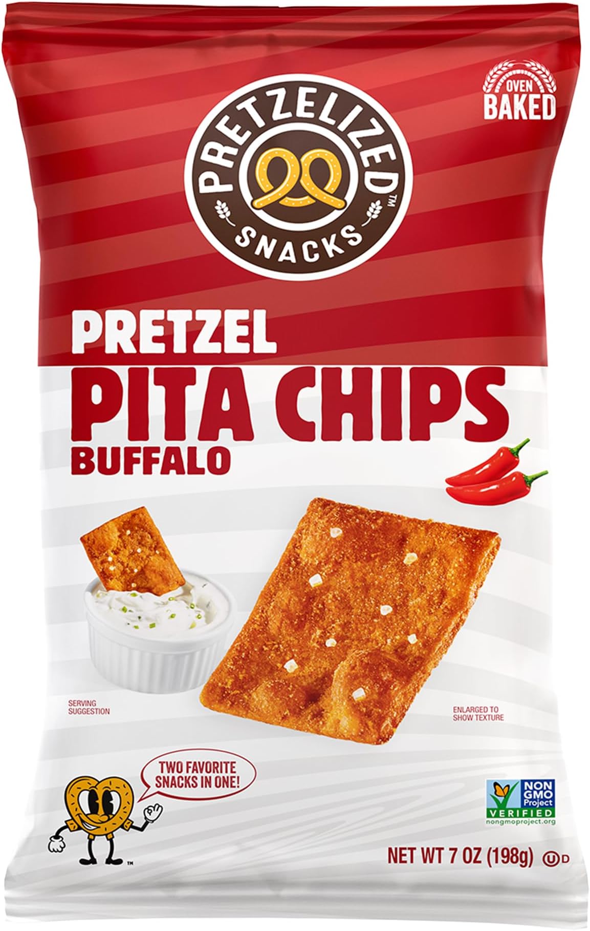 Amazon.com: PRETZELIZED Snacks PRETZELIZED Pretzel Pita Chips ...