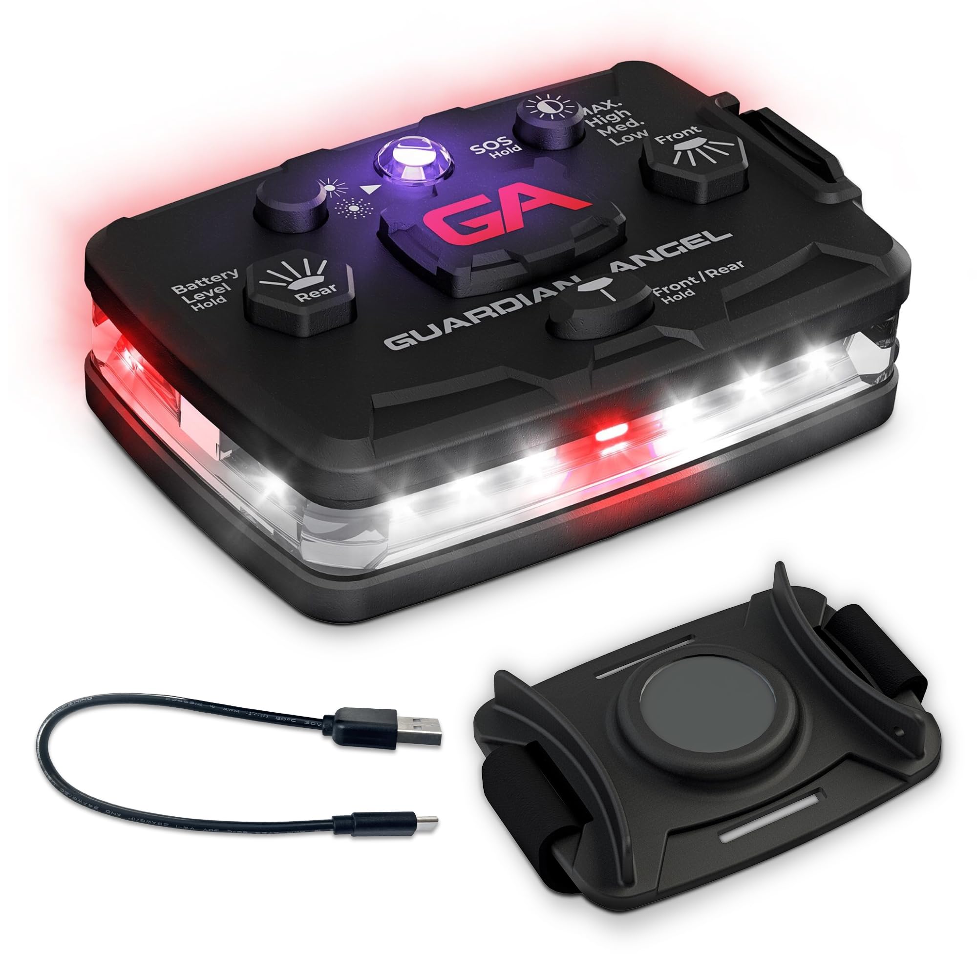 Guardian Angel Elite Series Safety Light, Infrared-Hybrid - White Front ...