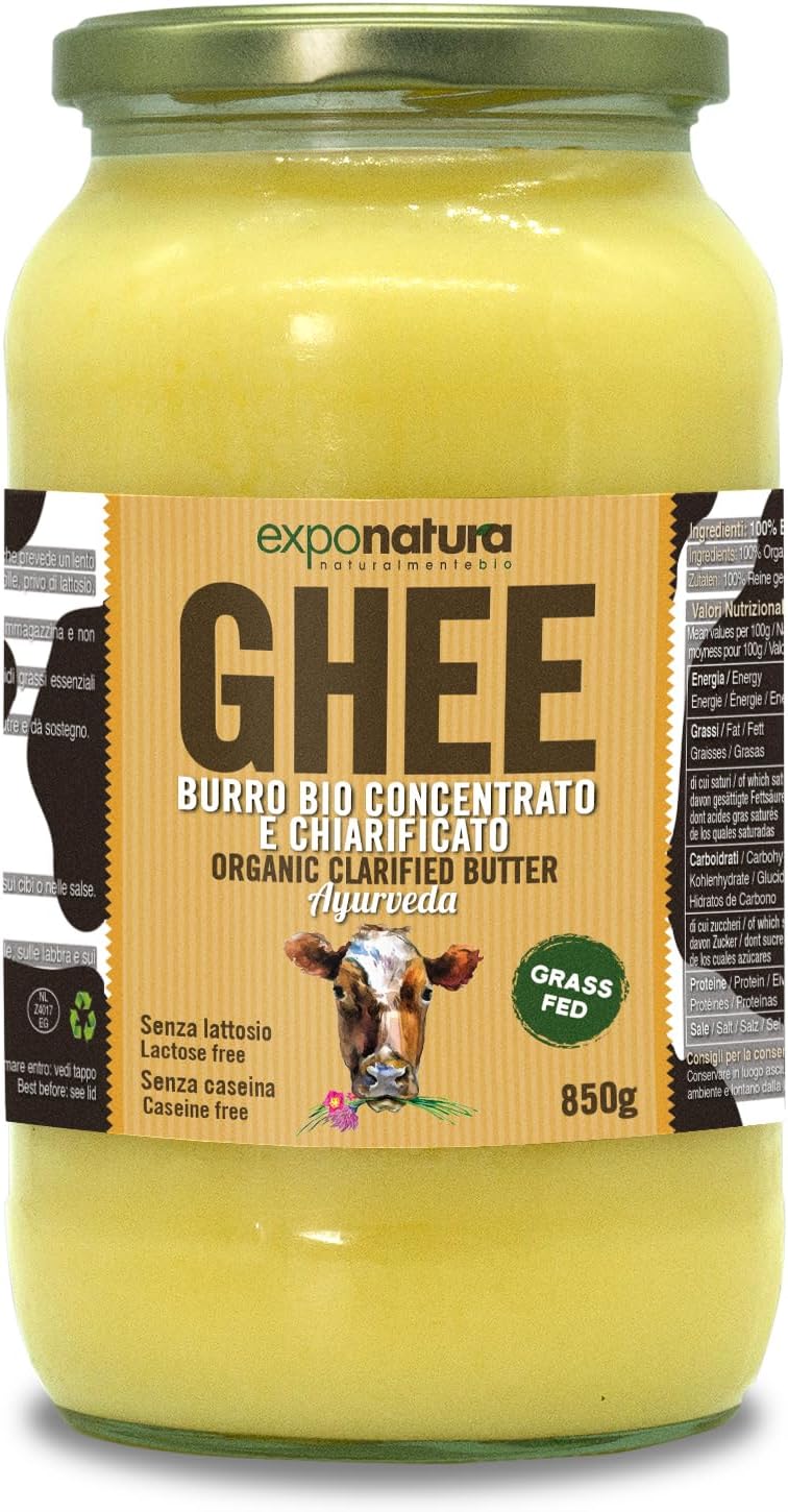 Exponatura Ghee biologico - burro chiarificato secondo l’antica ricetta ...
