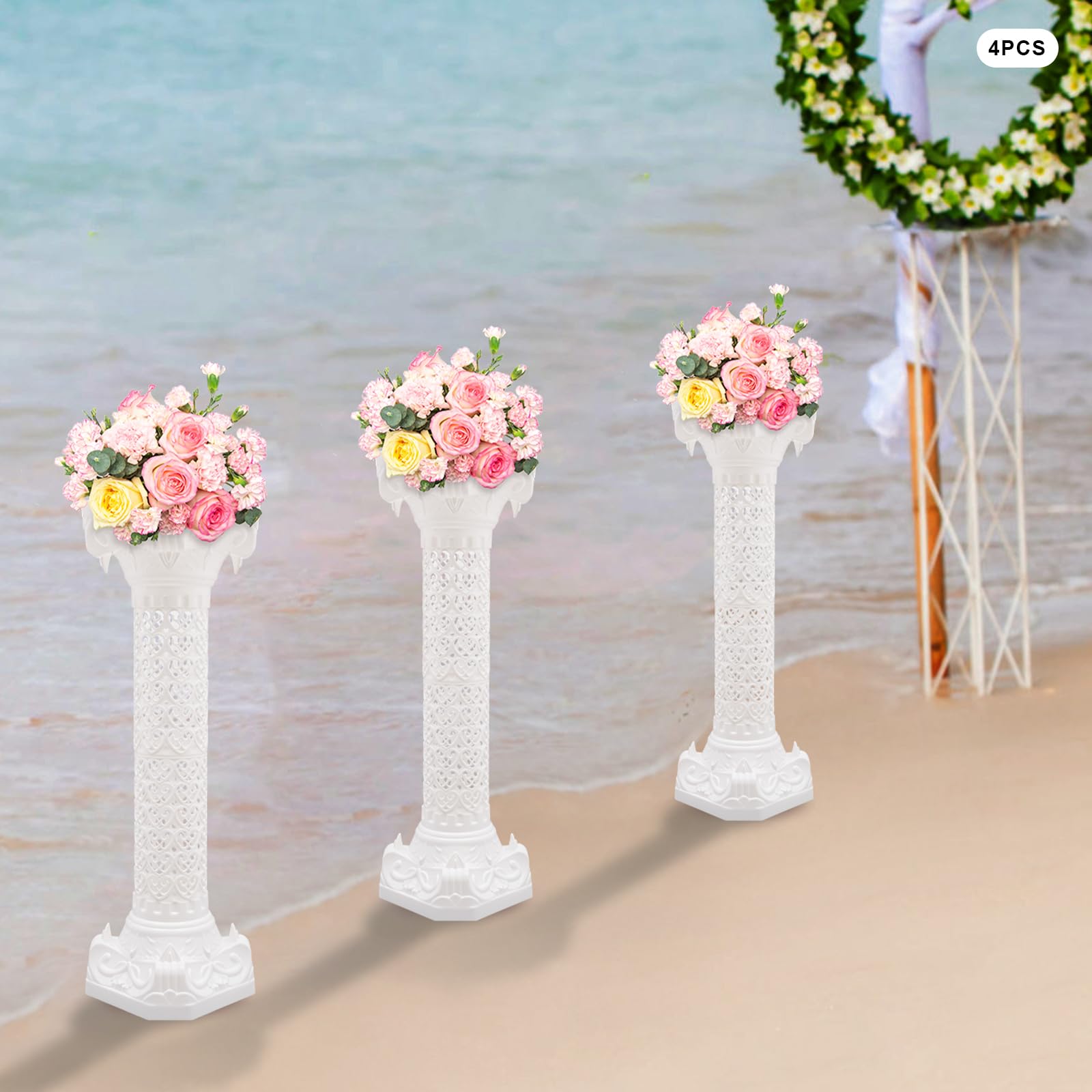 Wedding pillars decorations 60 photos - Astyledwedding.com