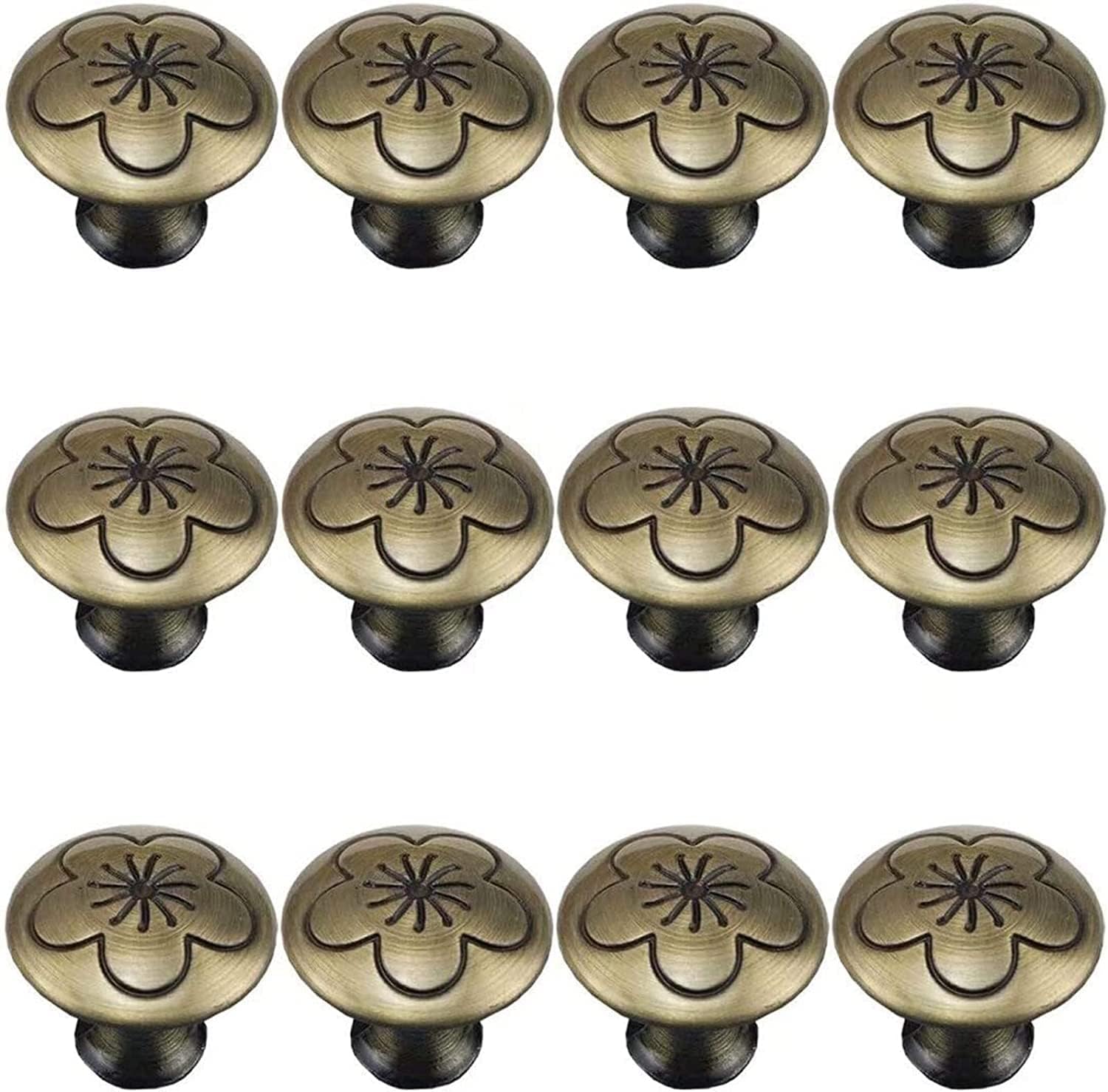 SAFWEL Good Handle Ceramic Knobs,Cupboard Pulls, 12 pcs Cupboard Handle ...