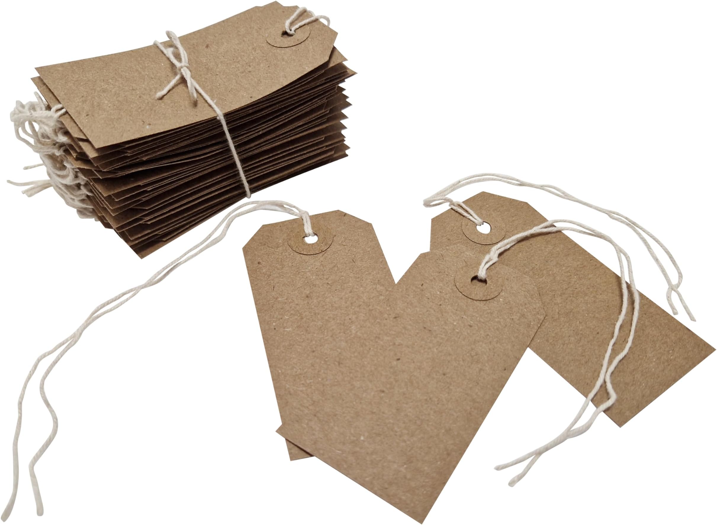 Q-Connect KF01597 Strung Tag 82x41mm Buff (Pack of 1000) : Amazon.co.uk ...