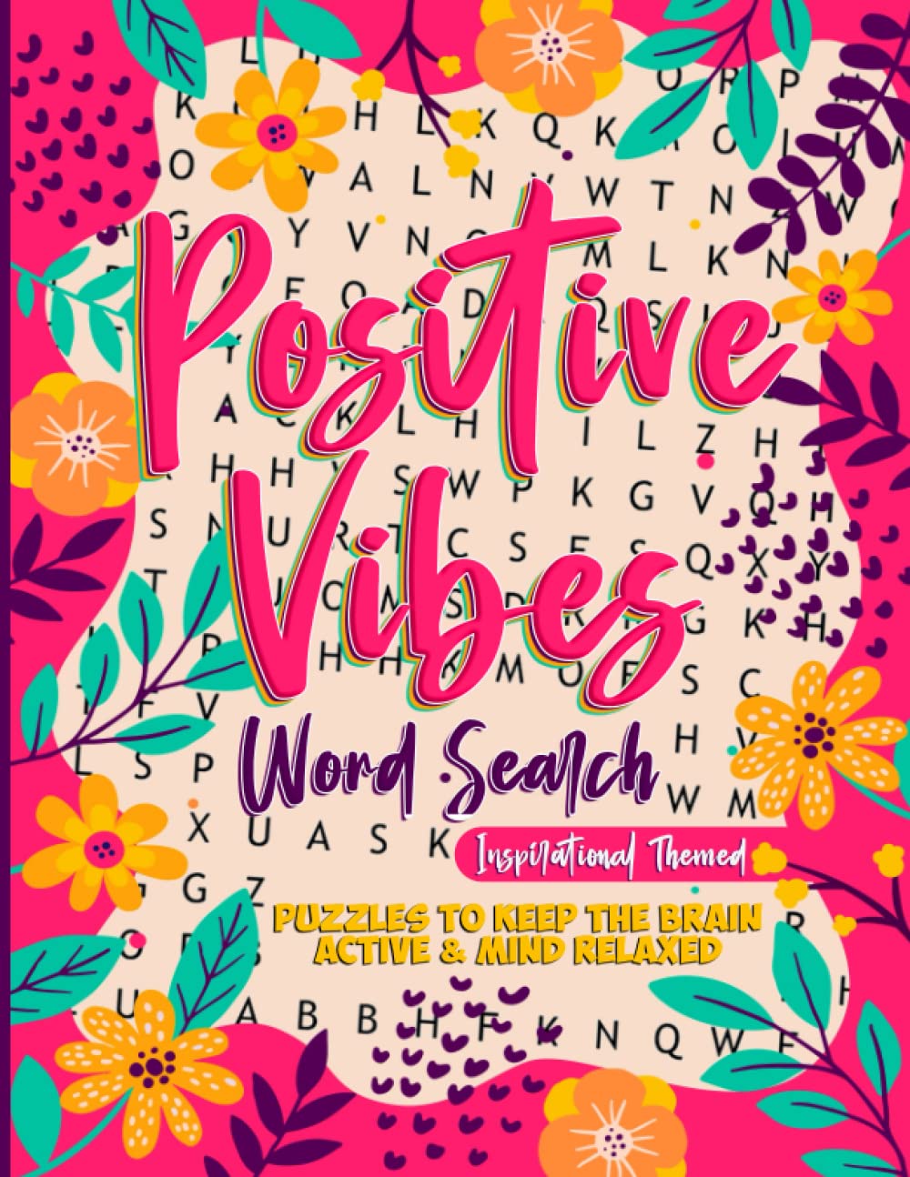Positive Vibes, Inspirational Word Search for Adults, Teens & Seniors ...