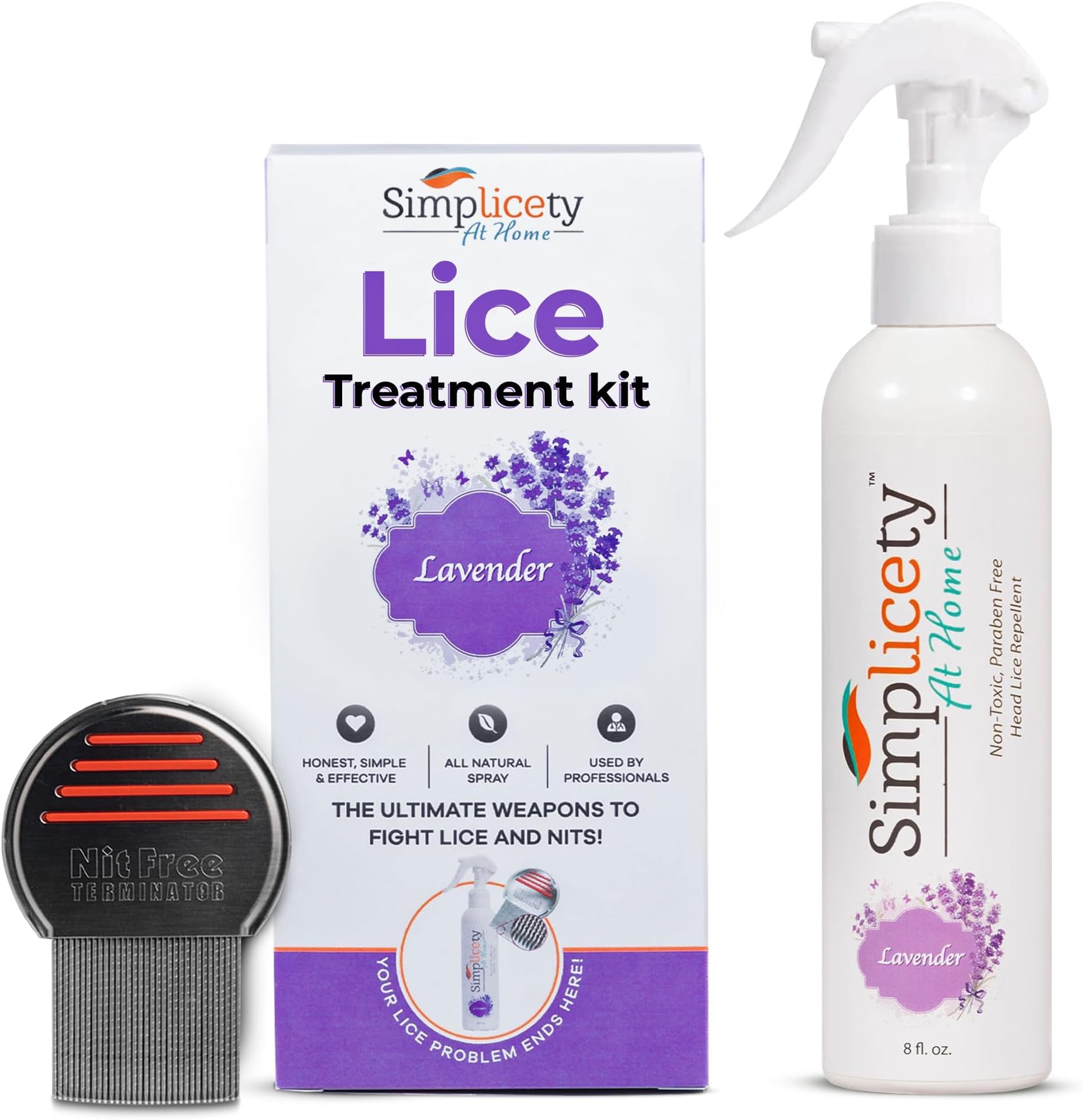Amazon.com: NitWits All-in-One Head Lice Treatment Spray, Kills Lice ...