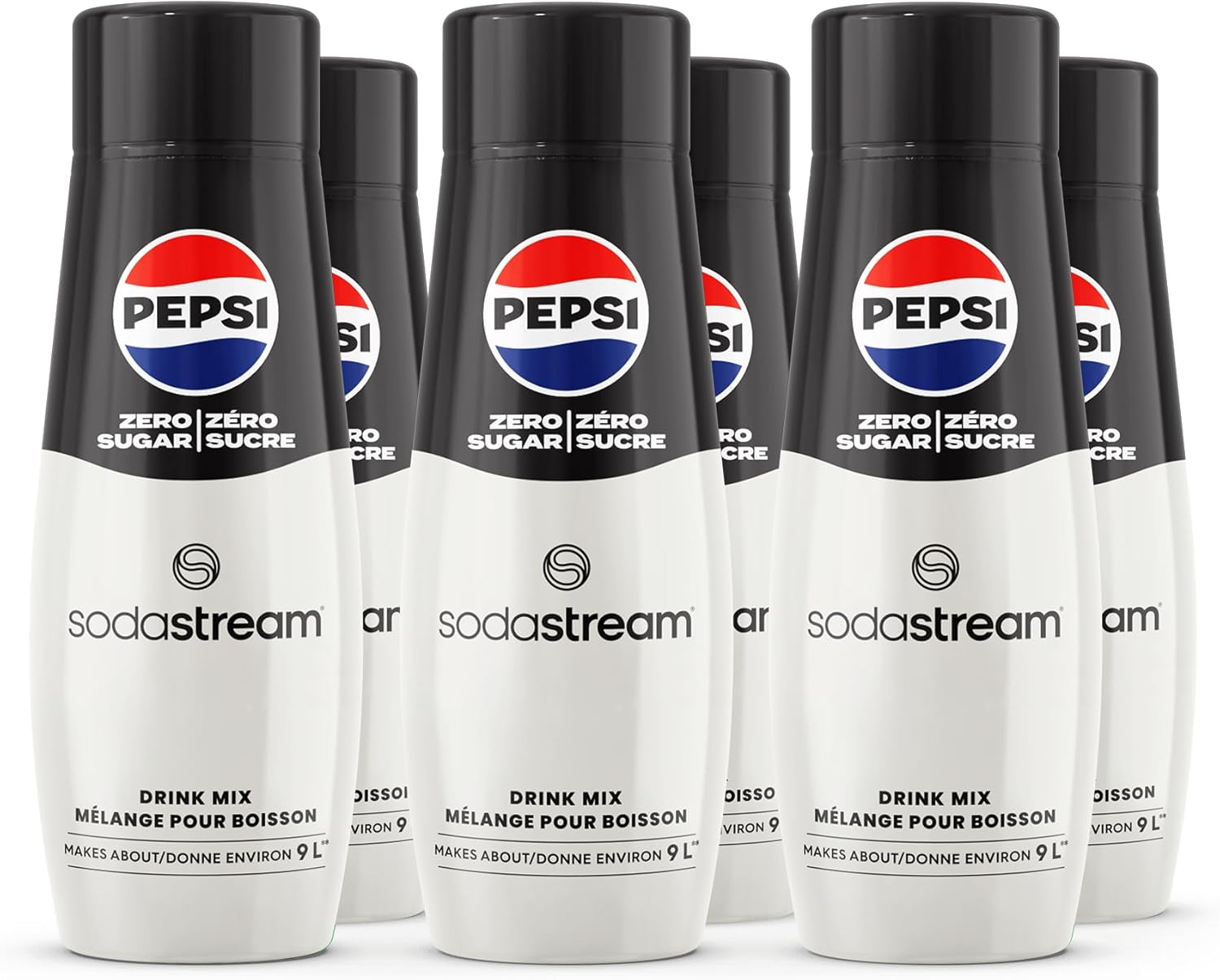Sodastream Pepsi Zero Sugar Flavour 440mL x 6 (Makes 54L) : Amazon.ca ...