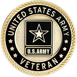 Amazon.com: PinMart's Officially Licensed U.S. Army Veteran Cloisonné ...