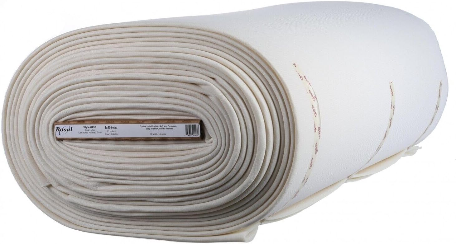 Bosal 493 in-R-Form Double Sided Fusible Foam, Sew in Stabilizer ...