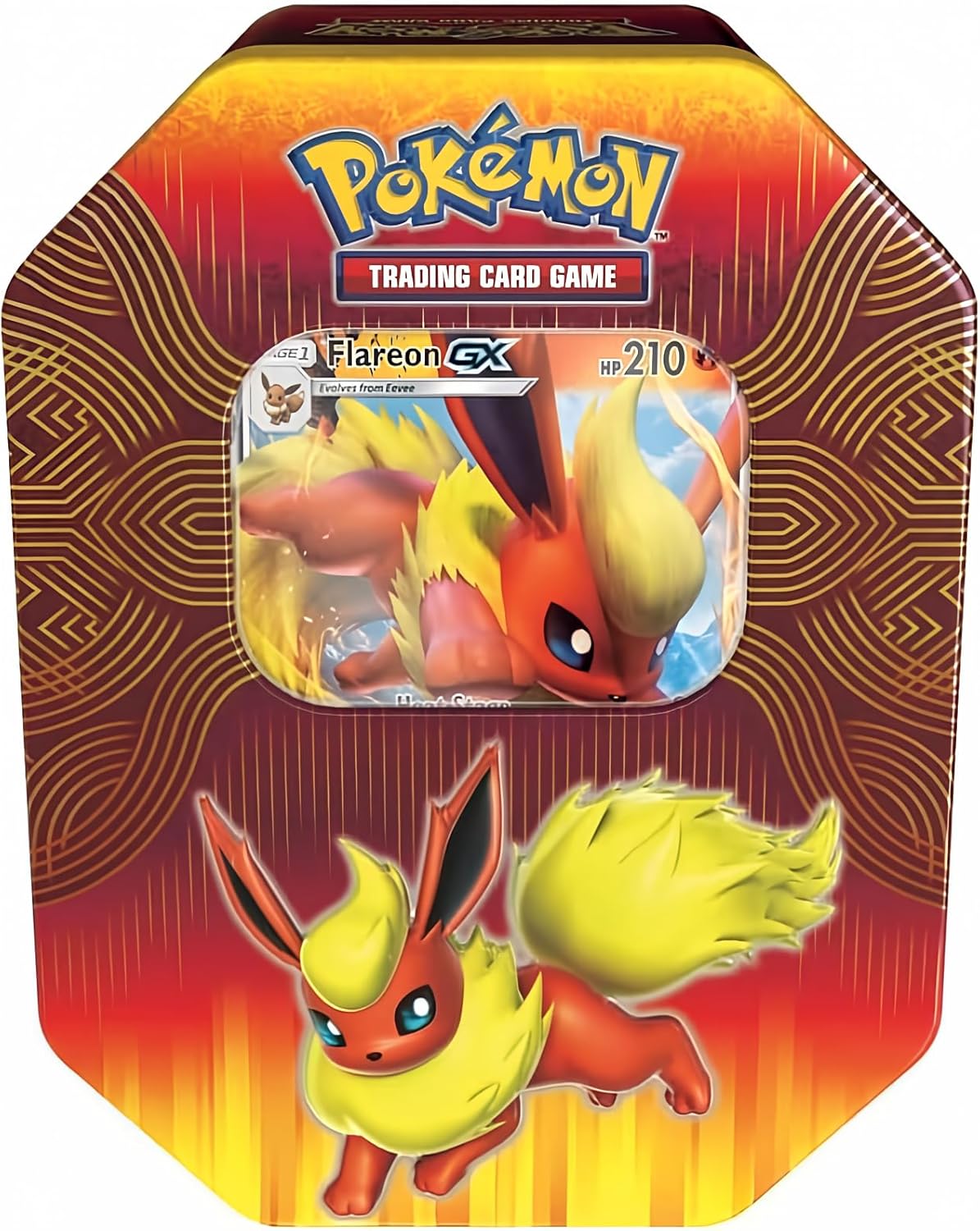 Amazon.com: Pokemon Tin: Elemental Power Flareon-GX : Toys & Games