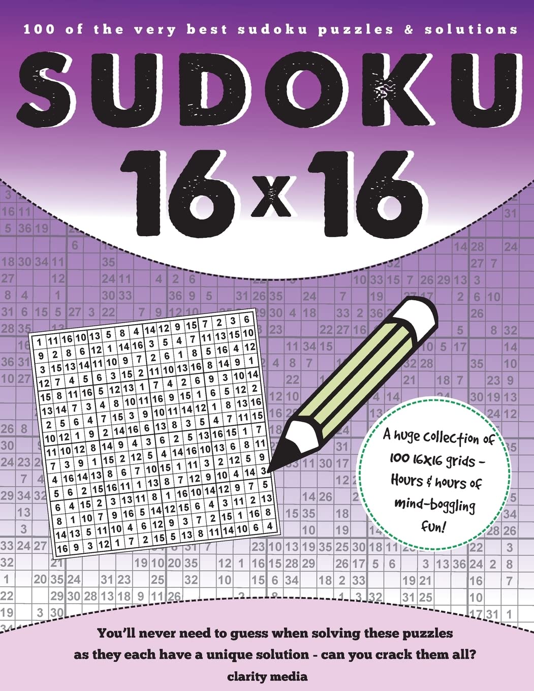16x16 Sudoku: 100 sudoku puzzles complete with solutions: Media ...