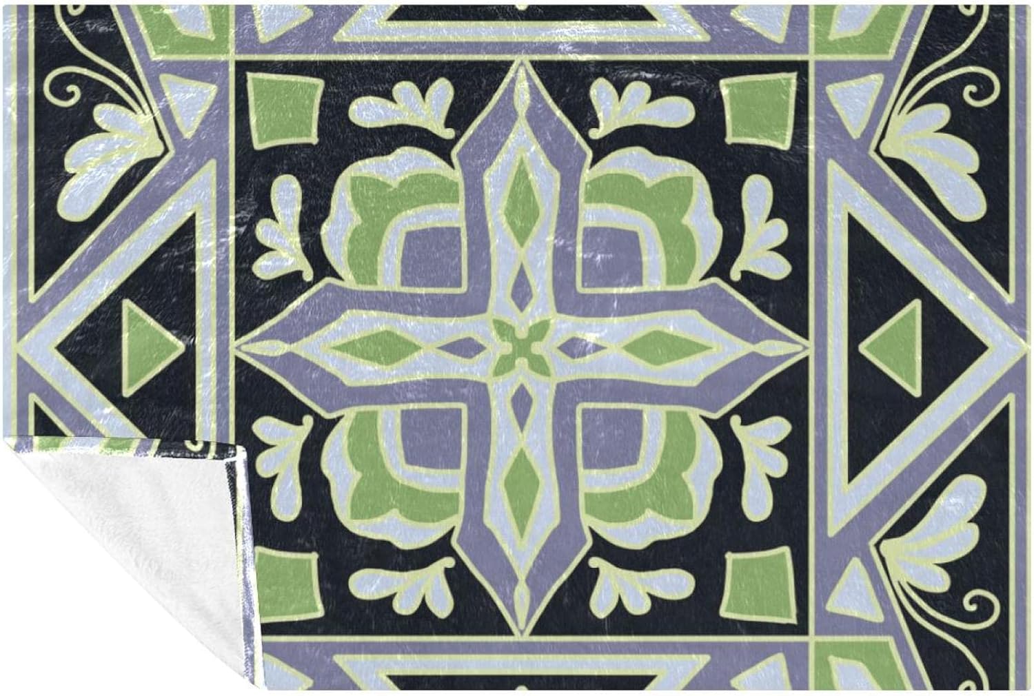 Amazon.com: Printed Pattern Throw Blanket 59x39 Bedding Home ...