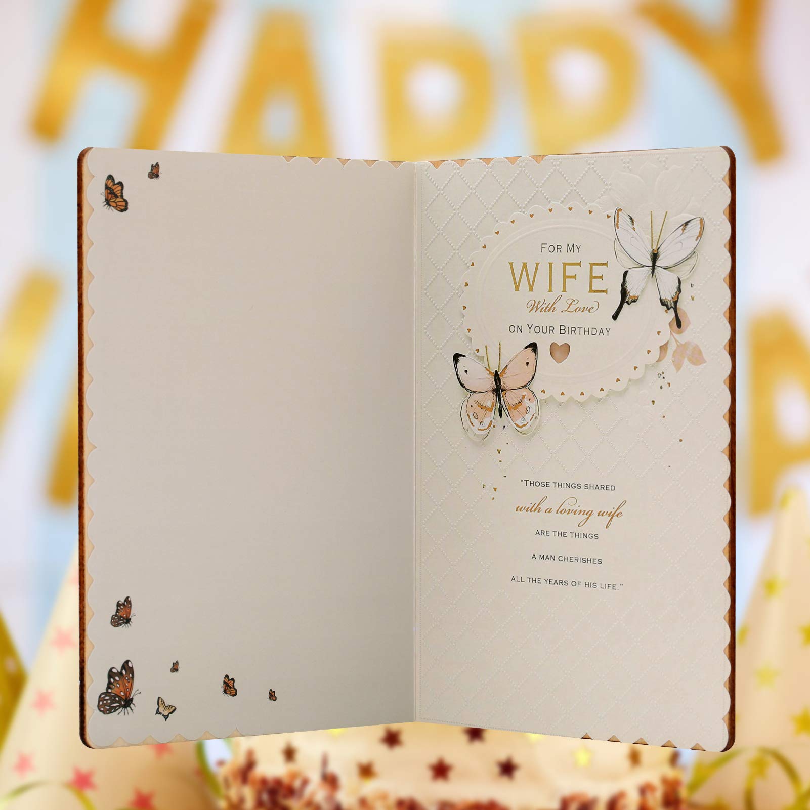 Wooden Wife Birthday Card Birthday Card For Wife Luxury And Romantic Wooden Wife Birthday Card Birthday Card For Wife Luxury And Romantic