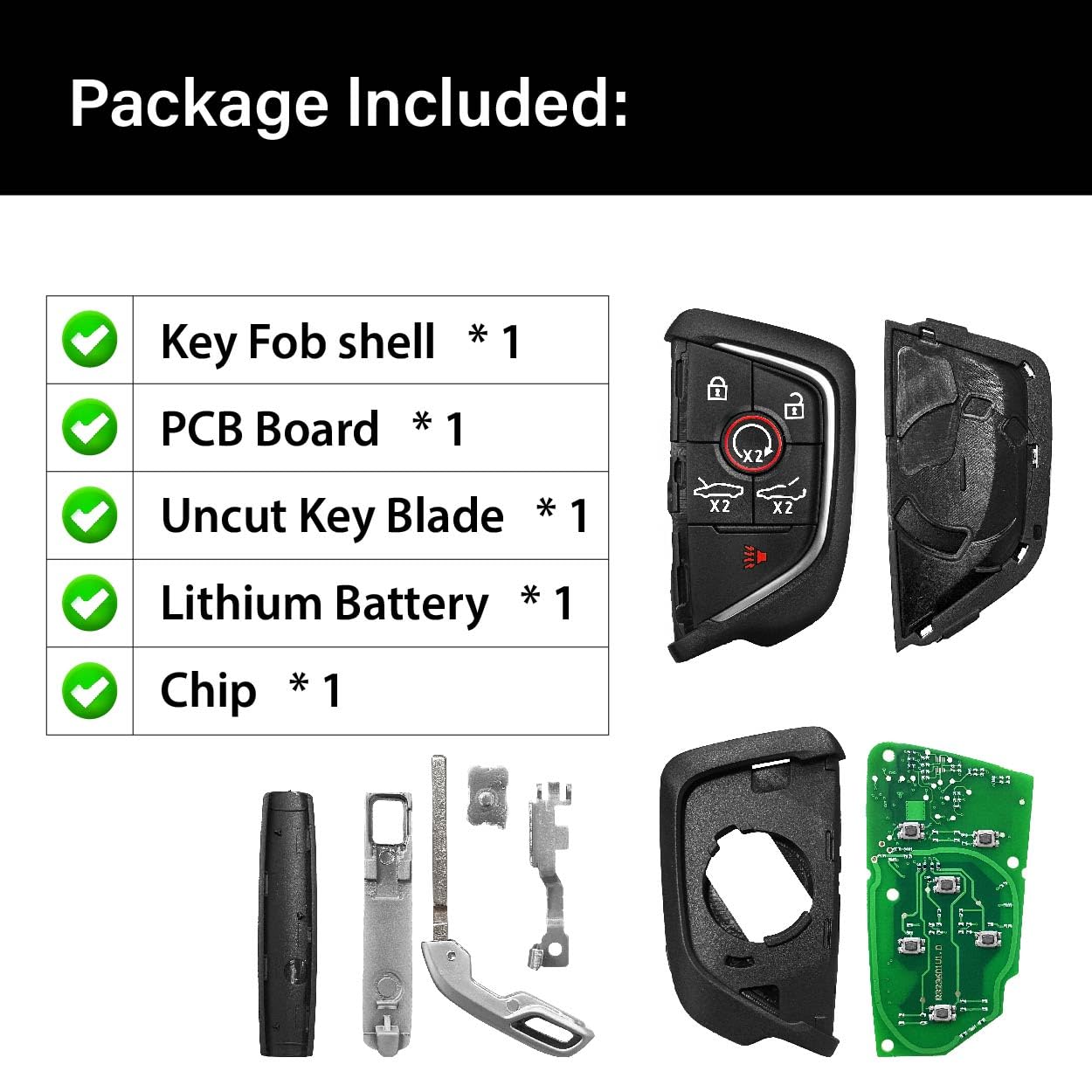 Women's Lingerie Set Replacement Key Fob For 2020-2024 Chevrolet ...