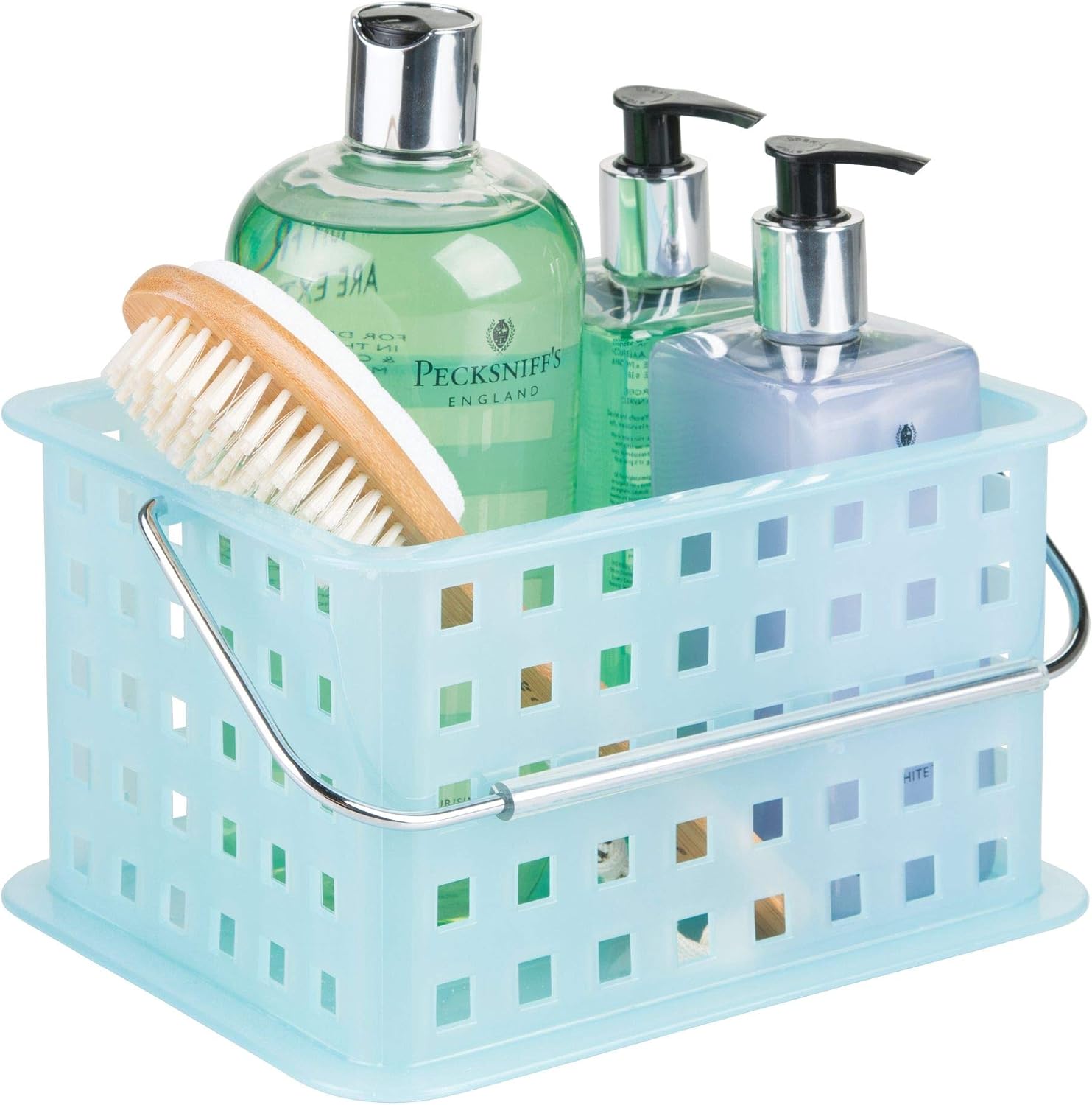 Amazon.com: InterDesign Spa Basket, Small, Water (Light Blue ...