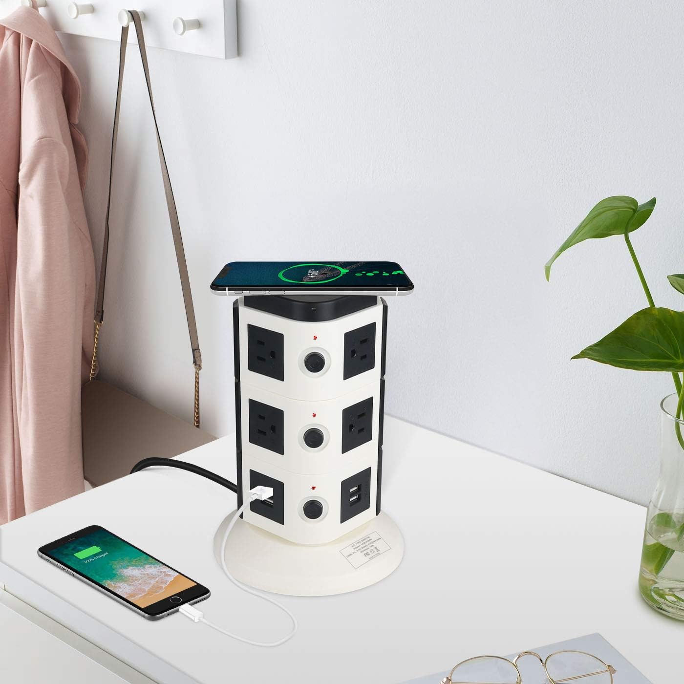 Power Strip Tower Wireless Charger,Multi Outlets Philippines | Ubuy