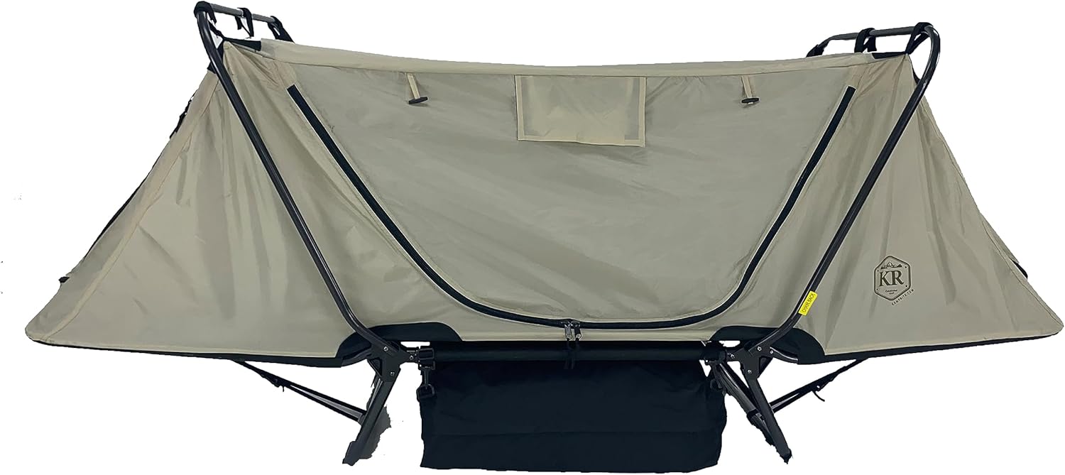 Amazon.com: Kamp-Rite Deluxe Anniversary Tent Cot Package Includes Rain ...