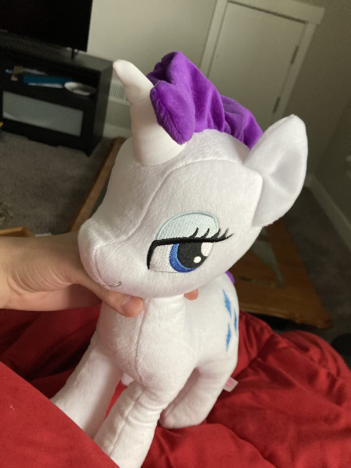Amazon.com: My Little Pony Cuddly Plush Rarity Fashion Doll : Toys & Games