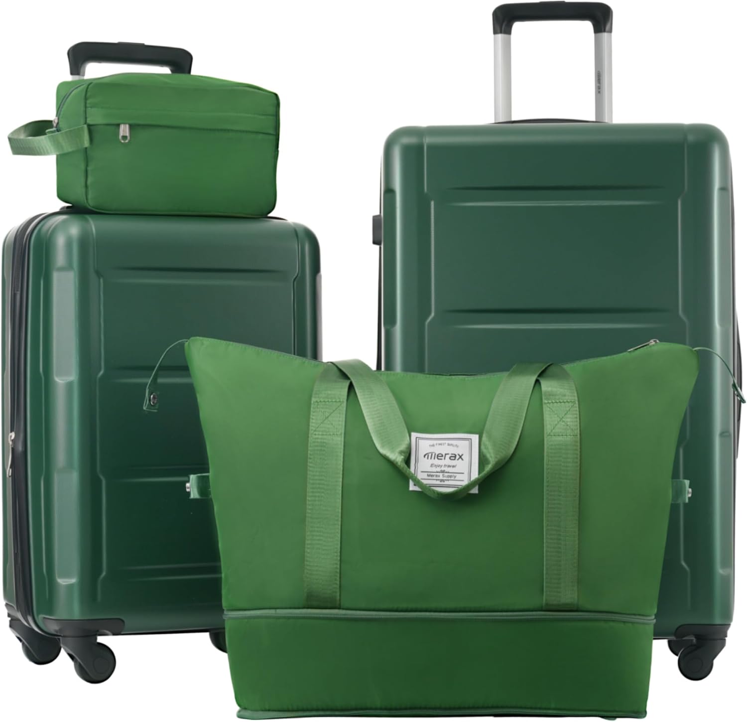 Amazon.com: Merax Luggage Set 2 Piece Suitcase Sets with Spinner Wheel ...