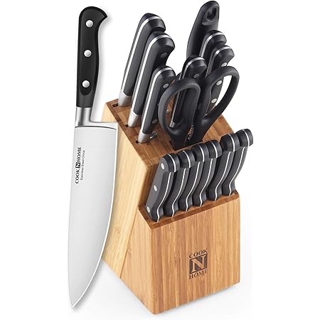 Amazon.com: Cooks Standard 6-Piece Stainless Steel Knife Set with ...