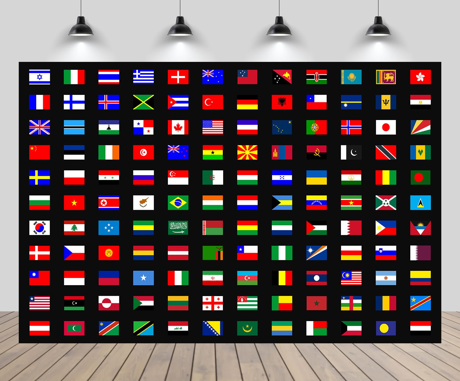 6ftx4ft World National Flags Backdrop Country Flags Background ...