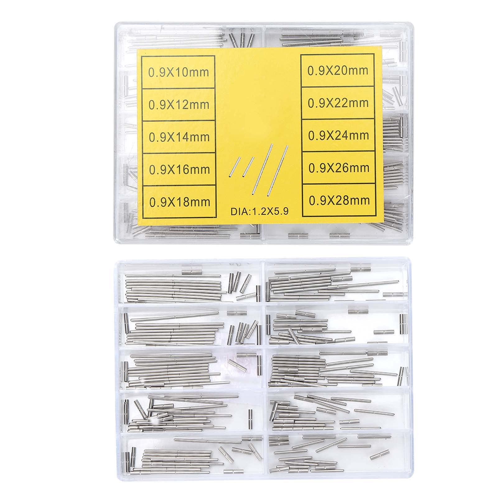 Amazon.com: 100Pcs Watch Tube Bar, Watchband Tube Bar Alloy Watchband ...