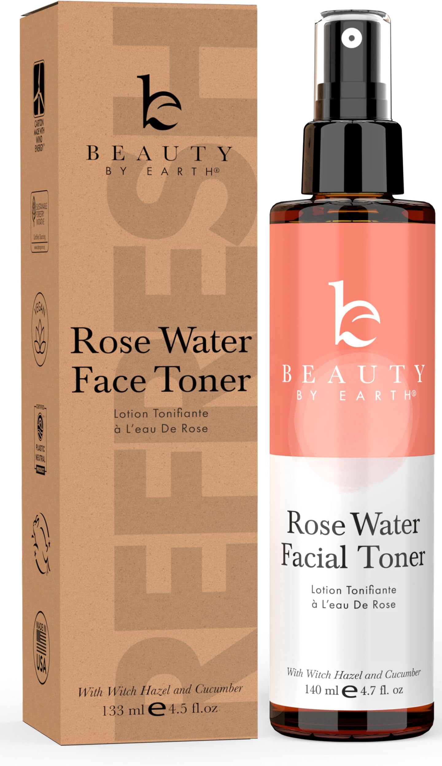 Amazon.com: Rose Water Facial Toner Hydrate and Refresh by Trader Joe's ...