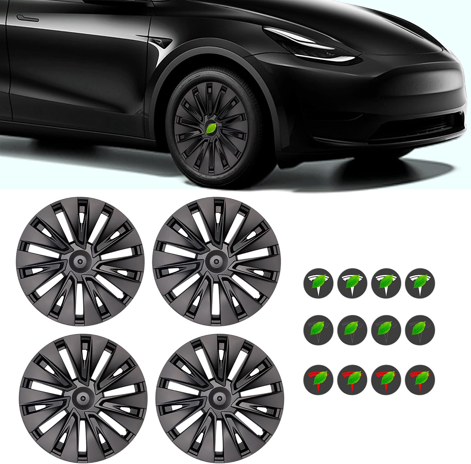 Amazon.com: CNTSLNB for 2024 Tesla Model Y Wheel Covers 19 Inch Wheel ...